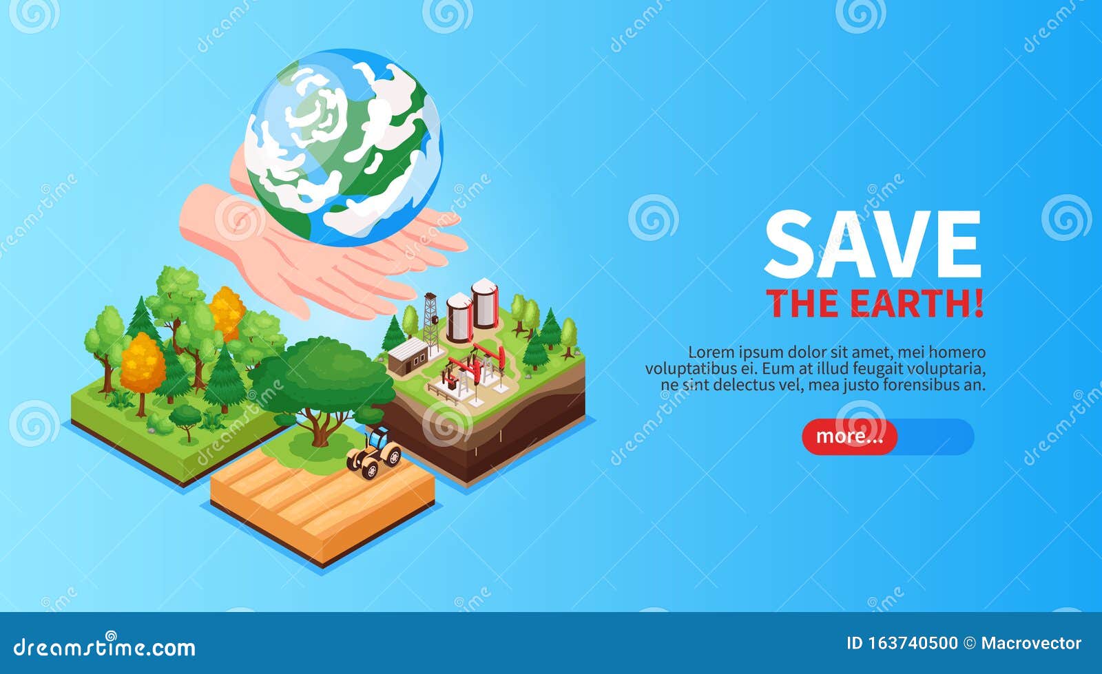 Environmental Resources Poster Stock Vector - Illustration of nature ...