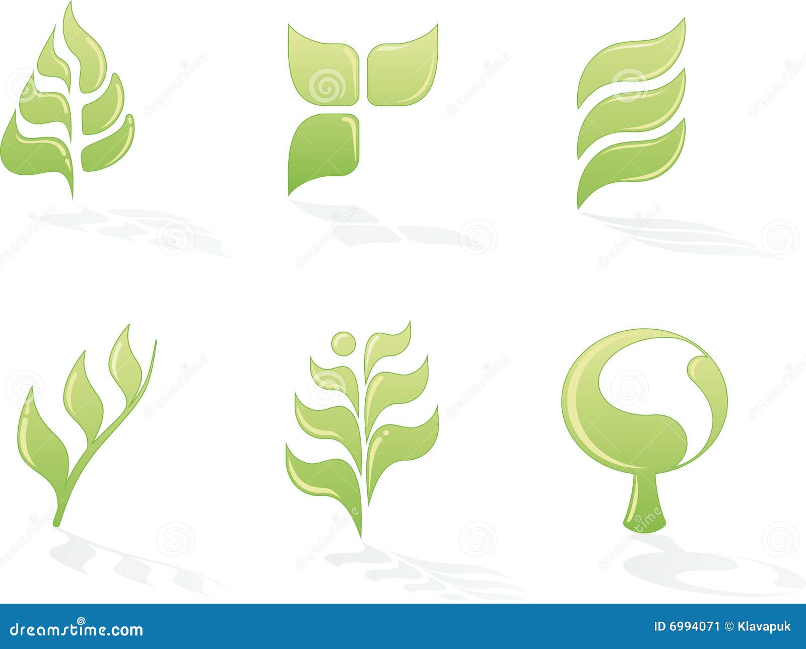 Environmental set of logos stock vector. Illustration of graphic - 6994071