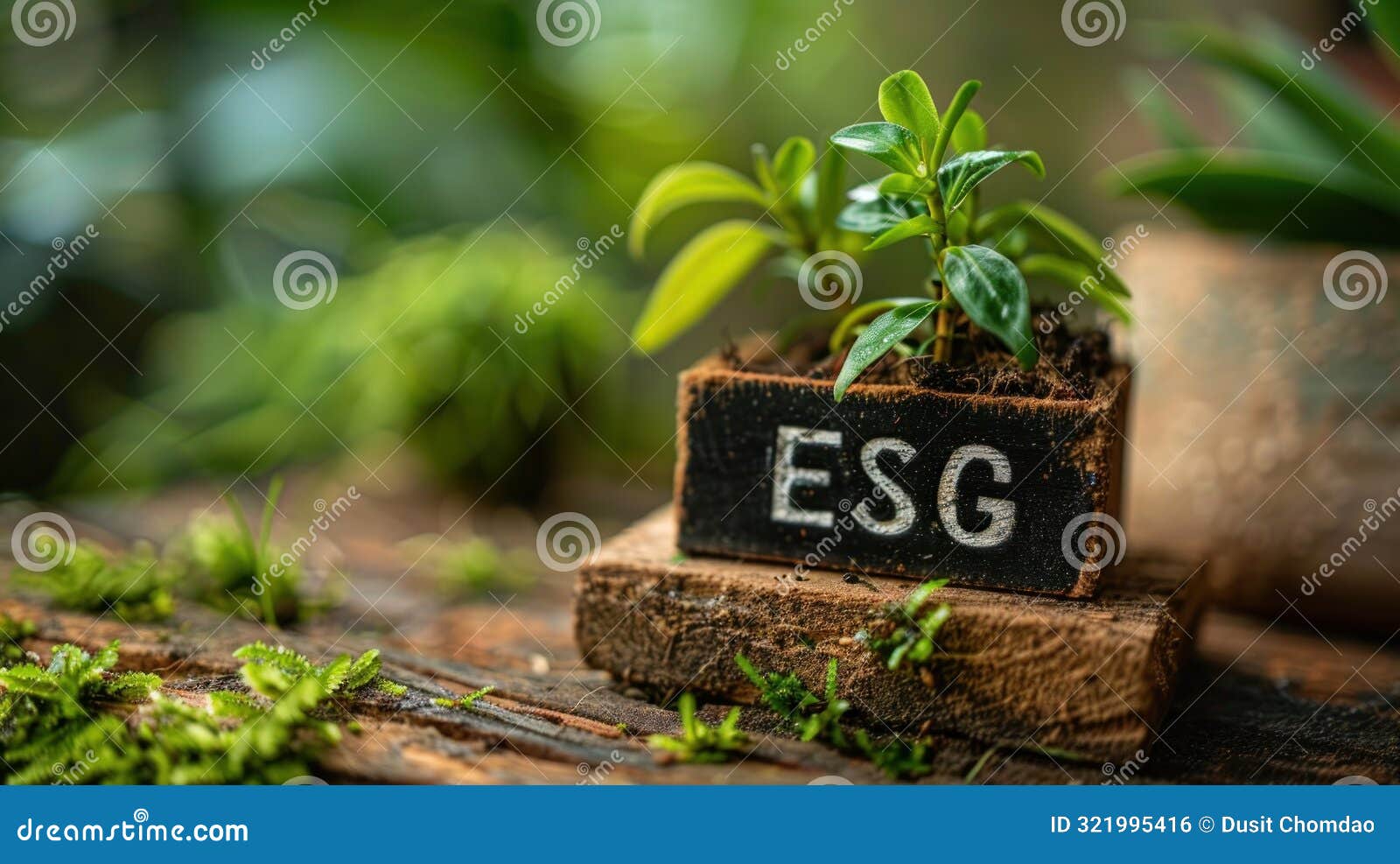 Environmental, Social, and Governance Concept with the Word ESG on a ...