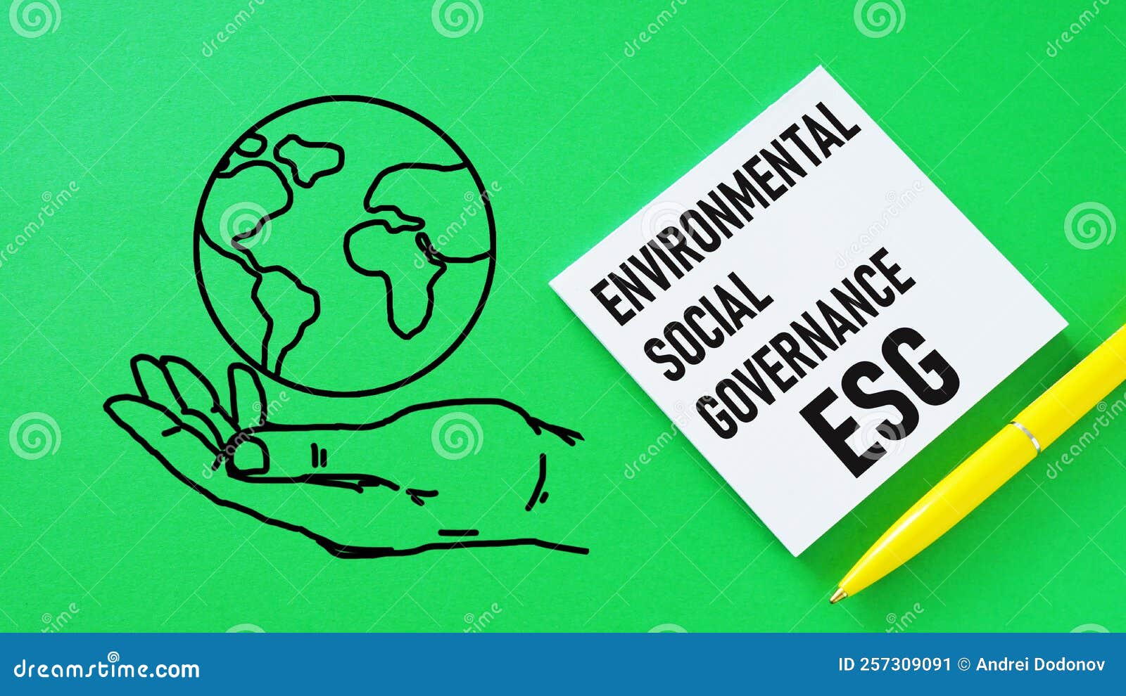Environmental Social and Governance ESG is Shown Using the Text Stock ... Environmental Social and Governance ESG is Shown Using the Text Stock ...