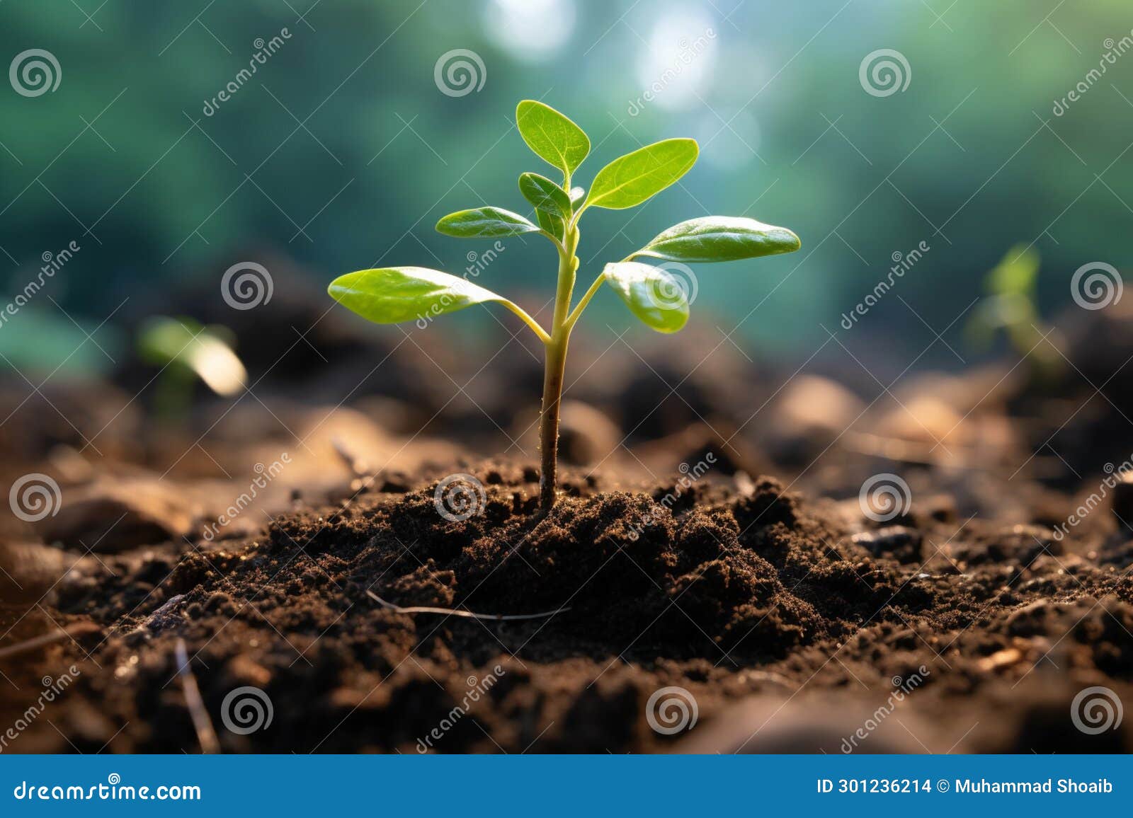 Environmental Stewardship a Tree Being Planted To Contribute To Climate ...