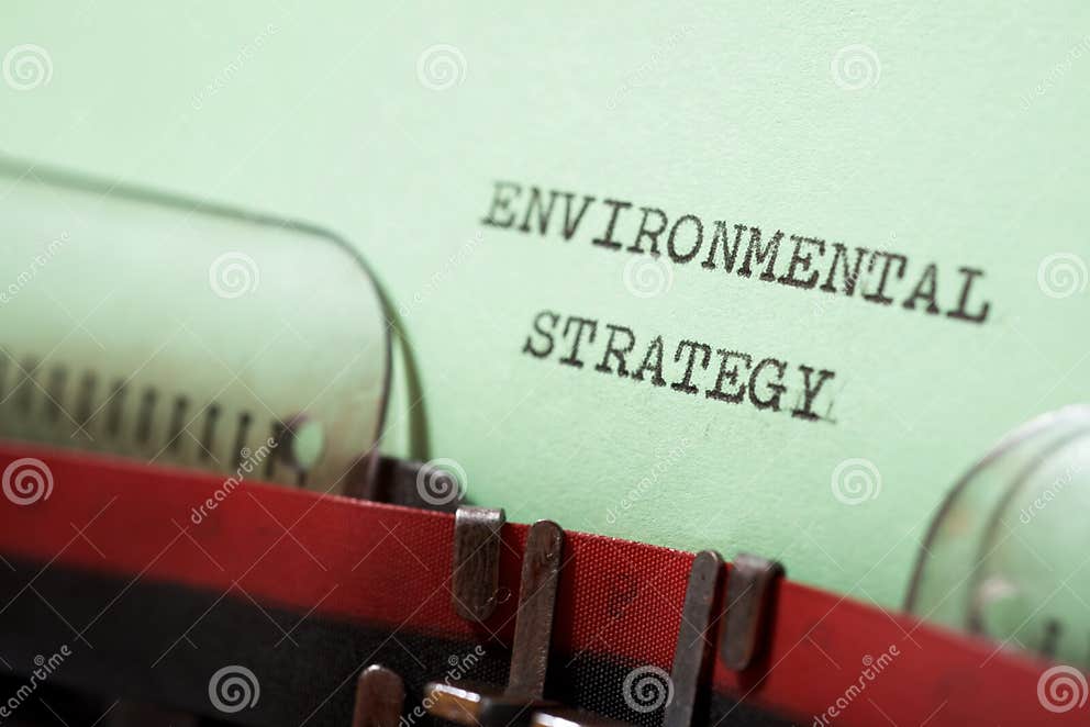 Environmental Strategy Concept Stock Photo - Image of alternative ...