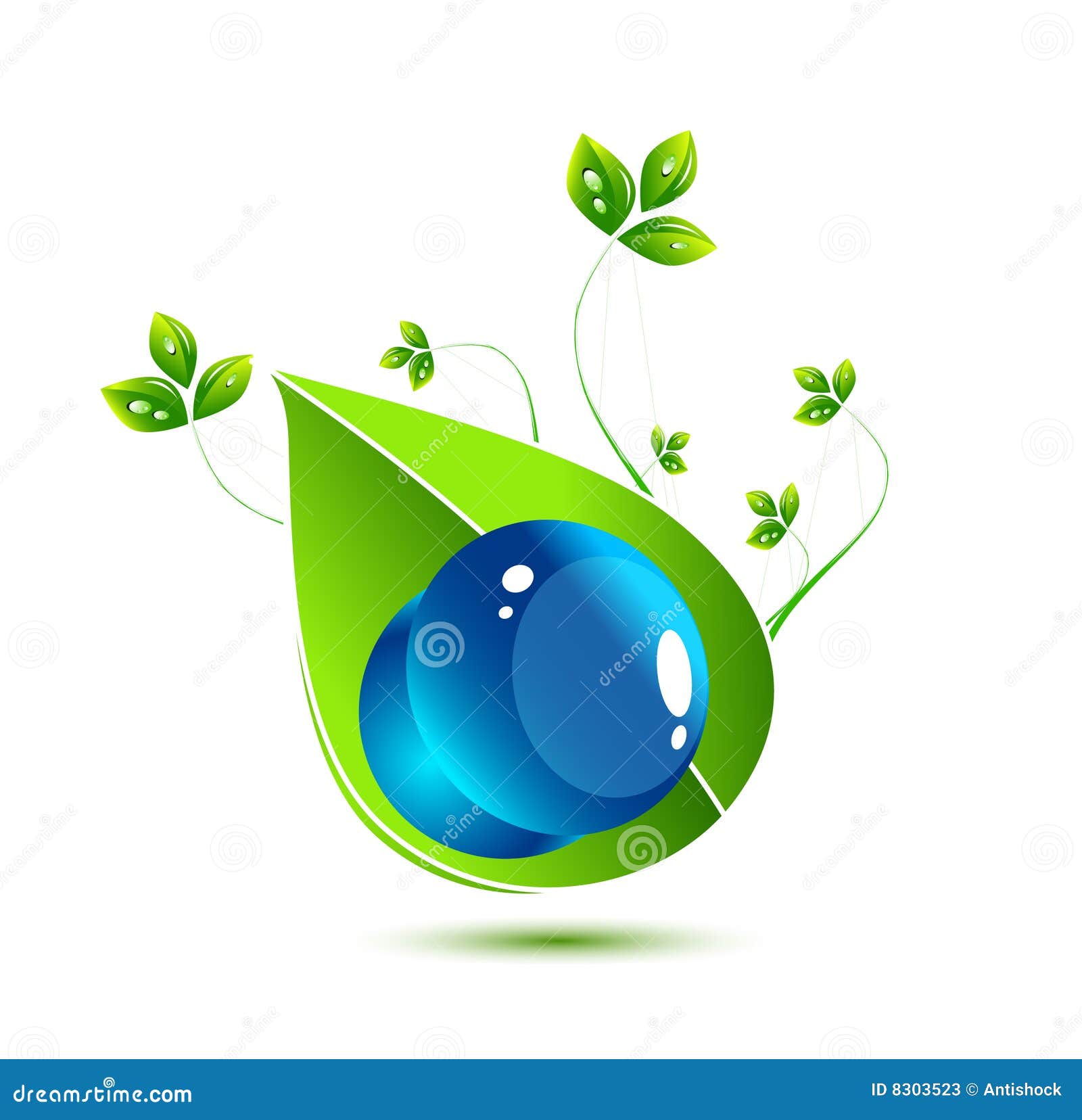 Environmental symbol stock vector. Illustration of energy - 8303523