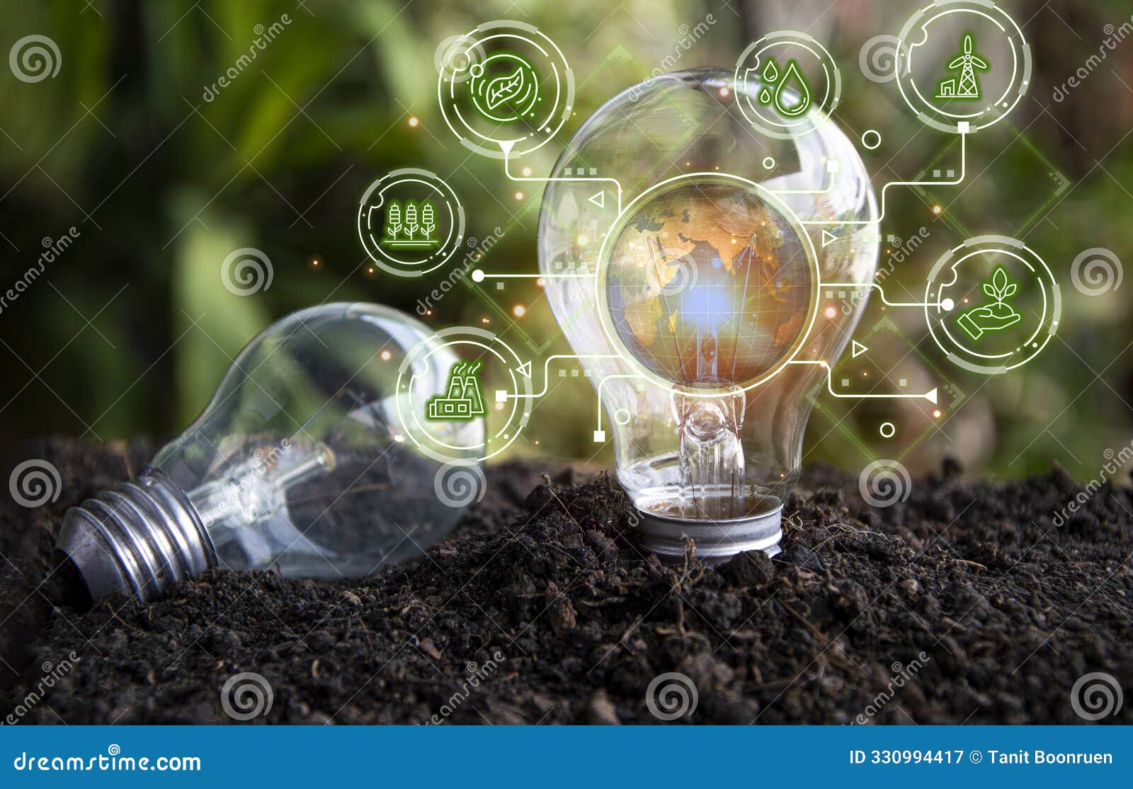 Environmental Technology Concept ECO Sustainable Development Goals ...