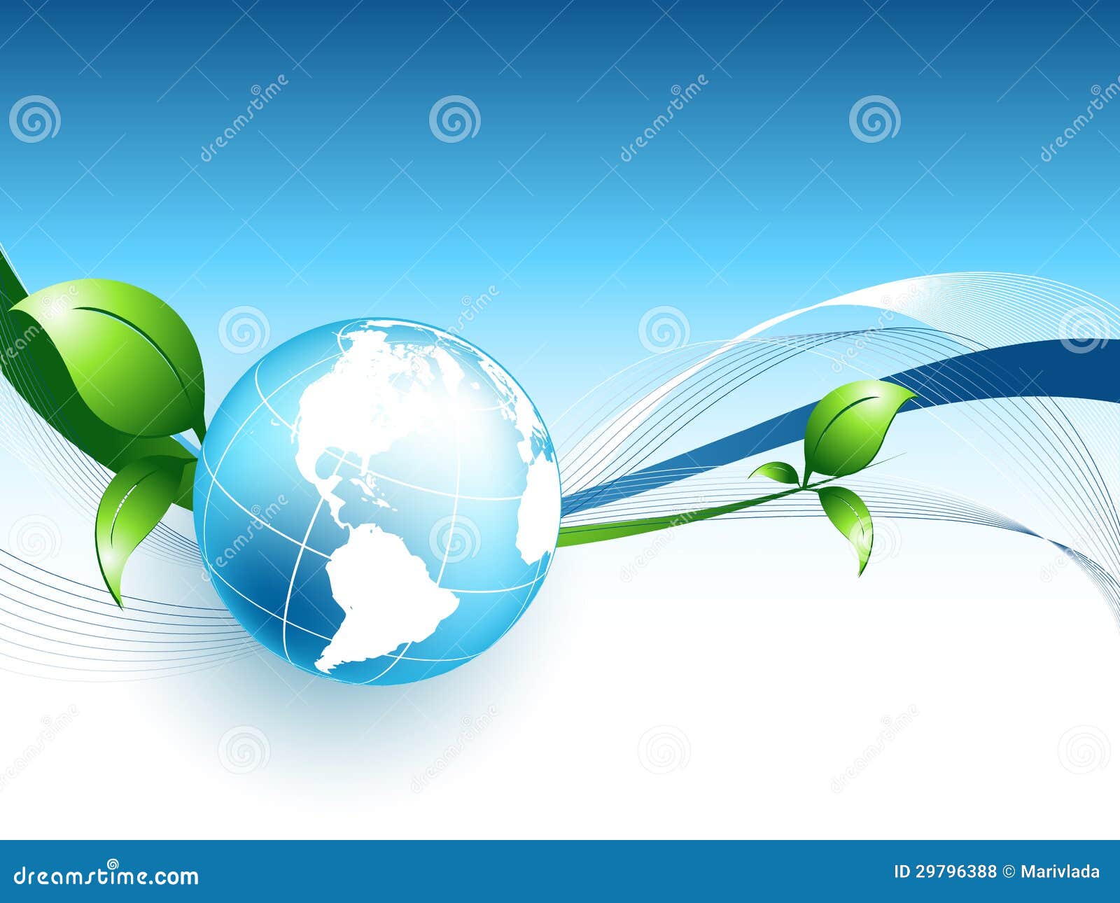 Environmental Vector Concept. Eps10 Stock Vector - Illustration of wave ...