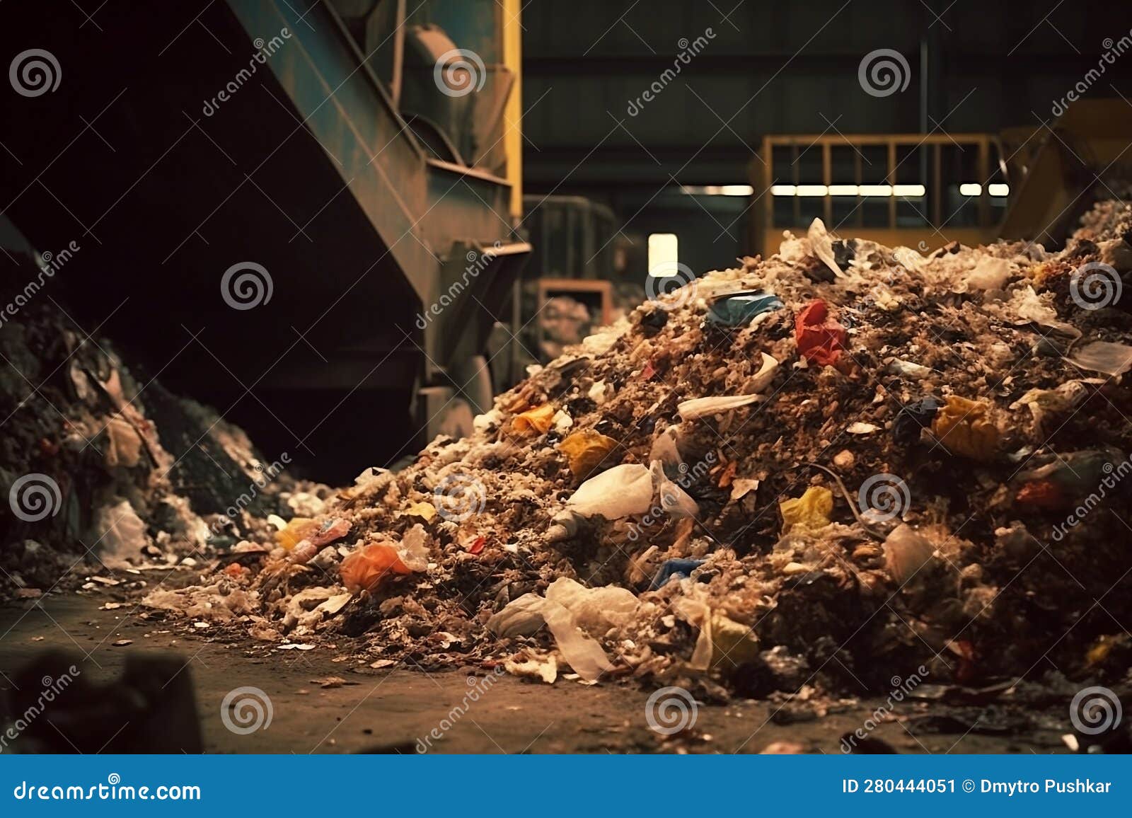 Environmental Waste Sorting Center. Ecological Recycling of Waste. Ai ...