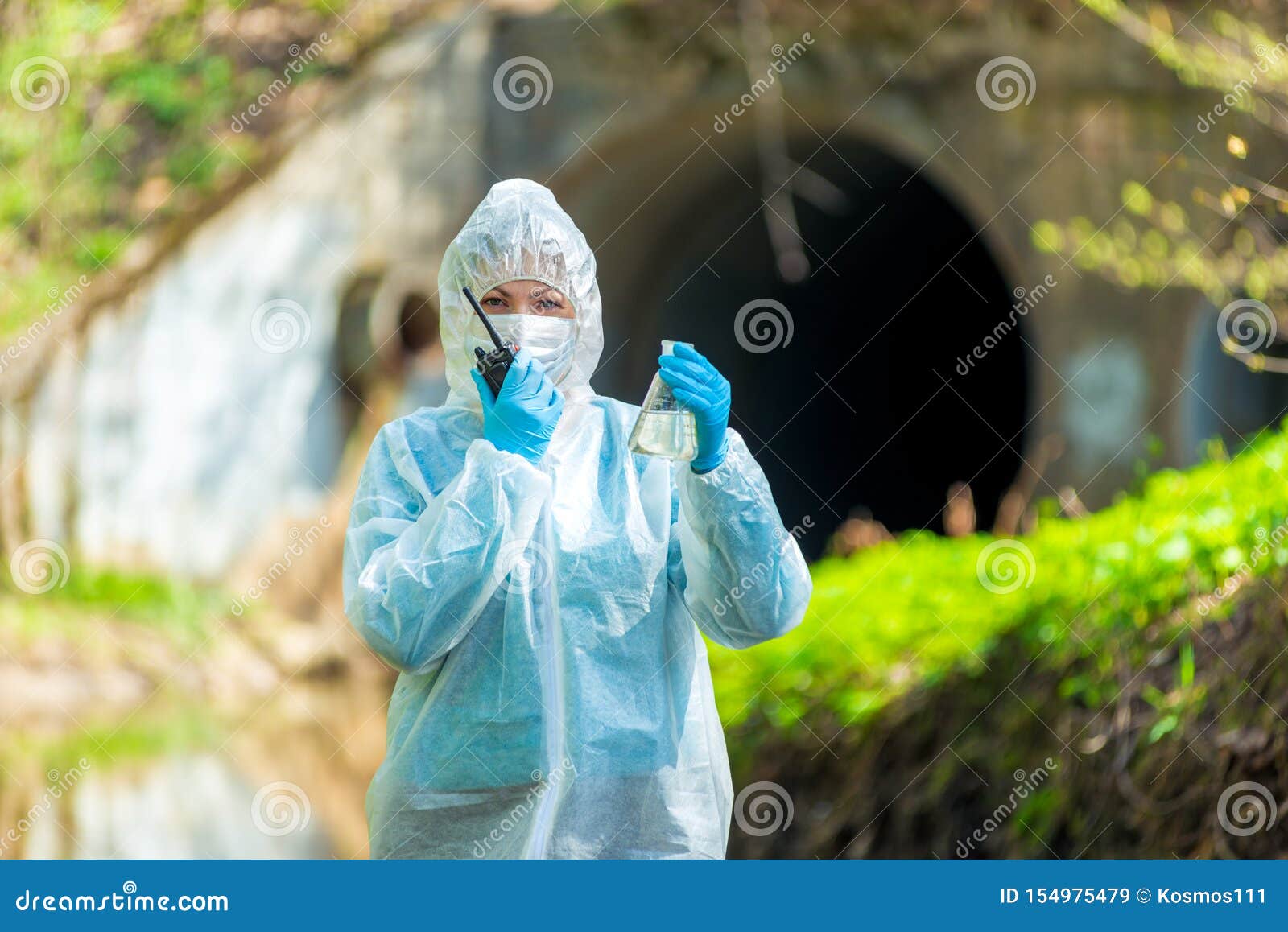 Environmentalist Biologist Reports on the Radio about the Ecological ...