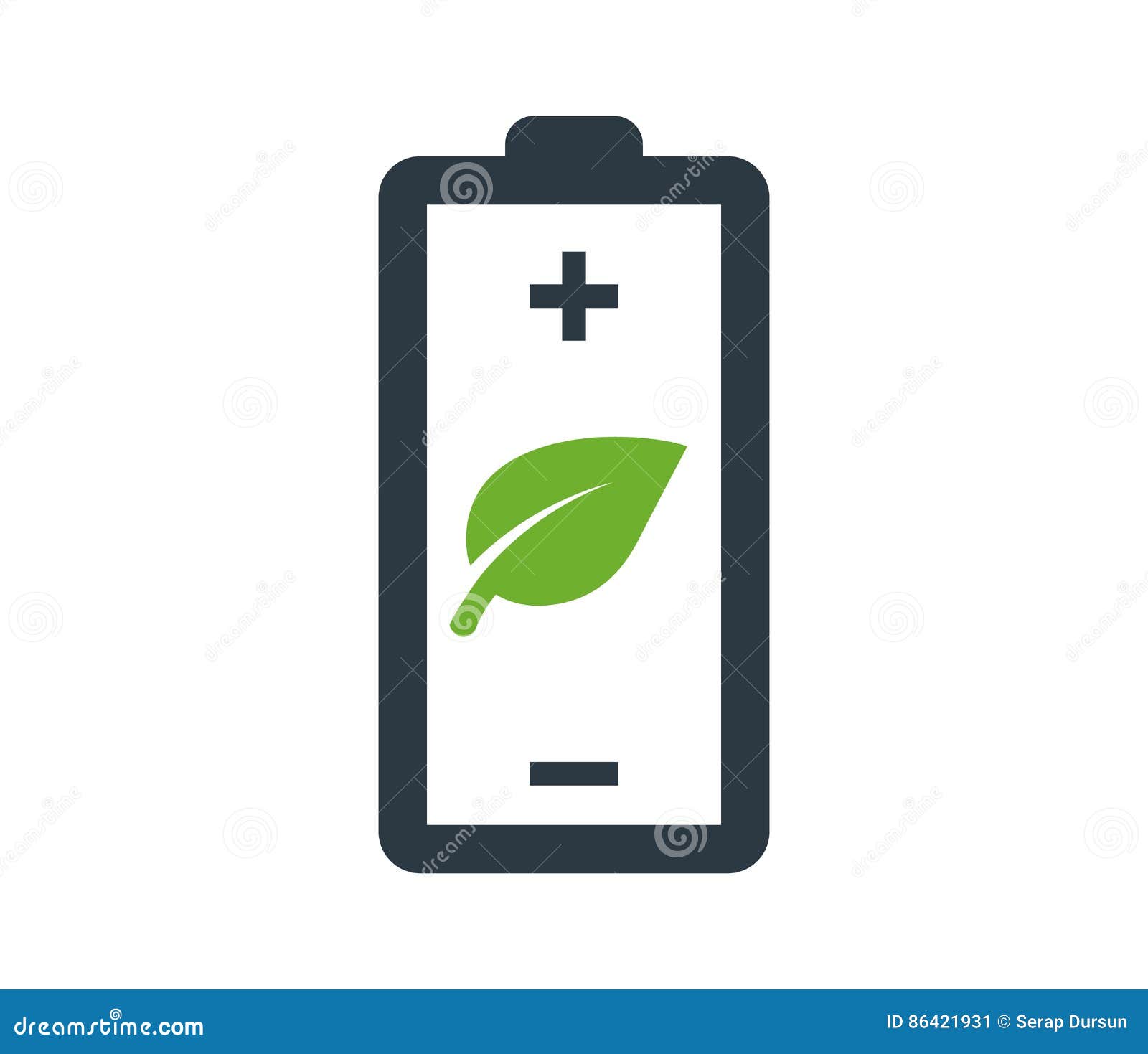 Environmentally Friendly Battery Logo Stock Vector - Illustration of ...