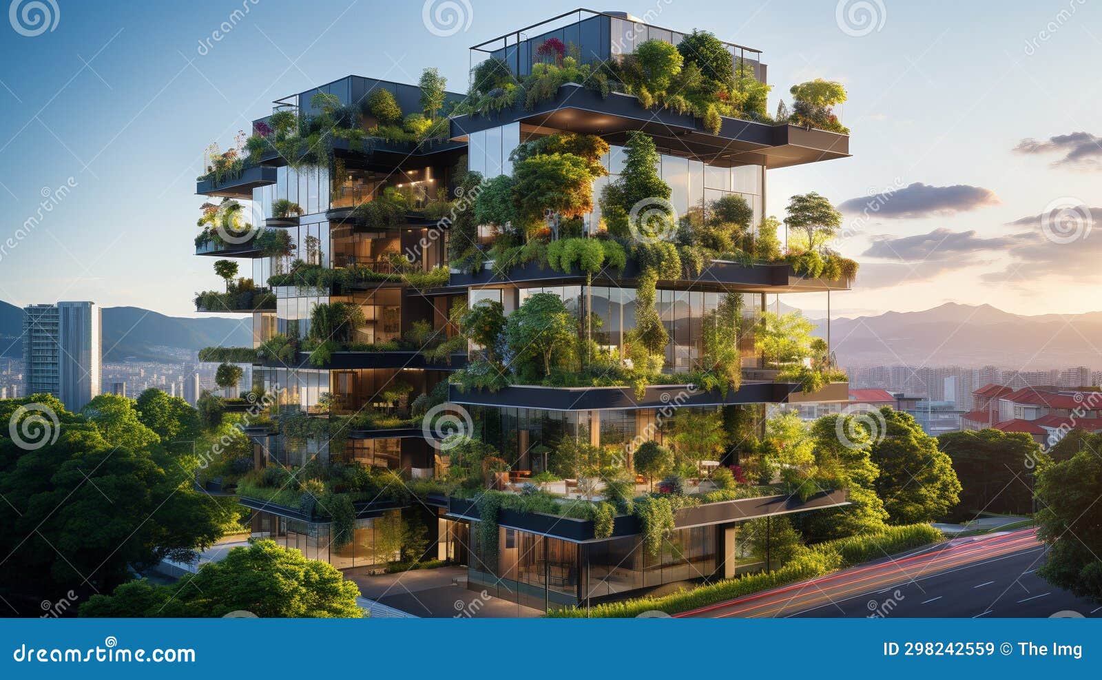 Environmentally Friendly Condo Ai Generated Background Image Stock ...