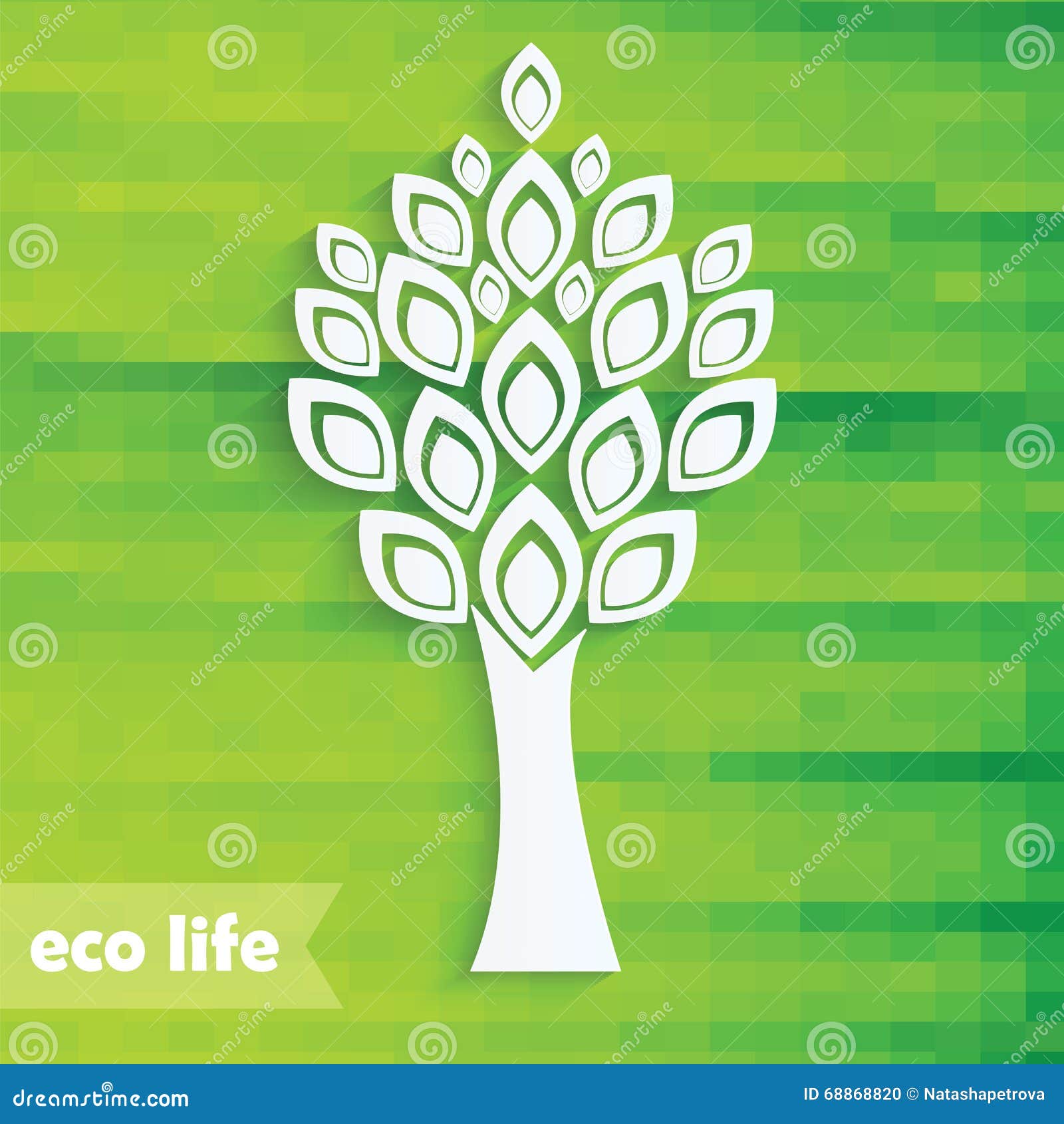 Environmentally Friendly Tree Stock Vector - Illustration of green ...