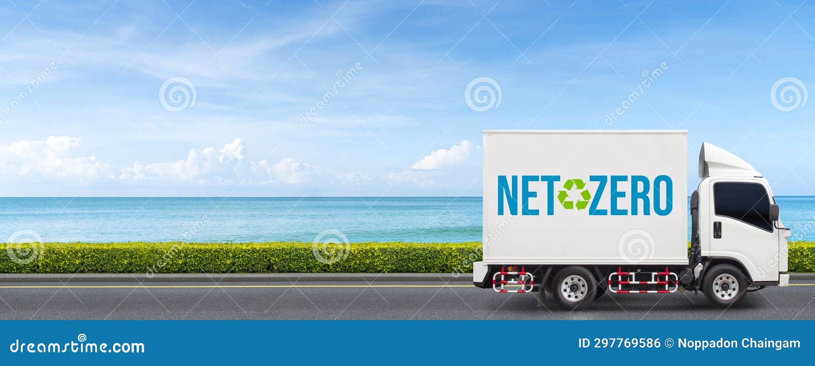 The Concept of Net Zero in Shipping Industry. Stock Photo - Image of ...
