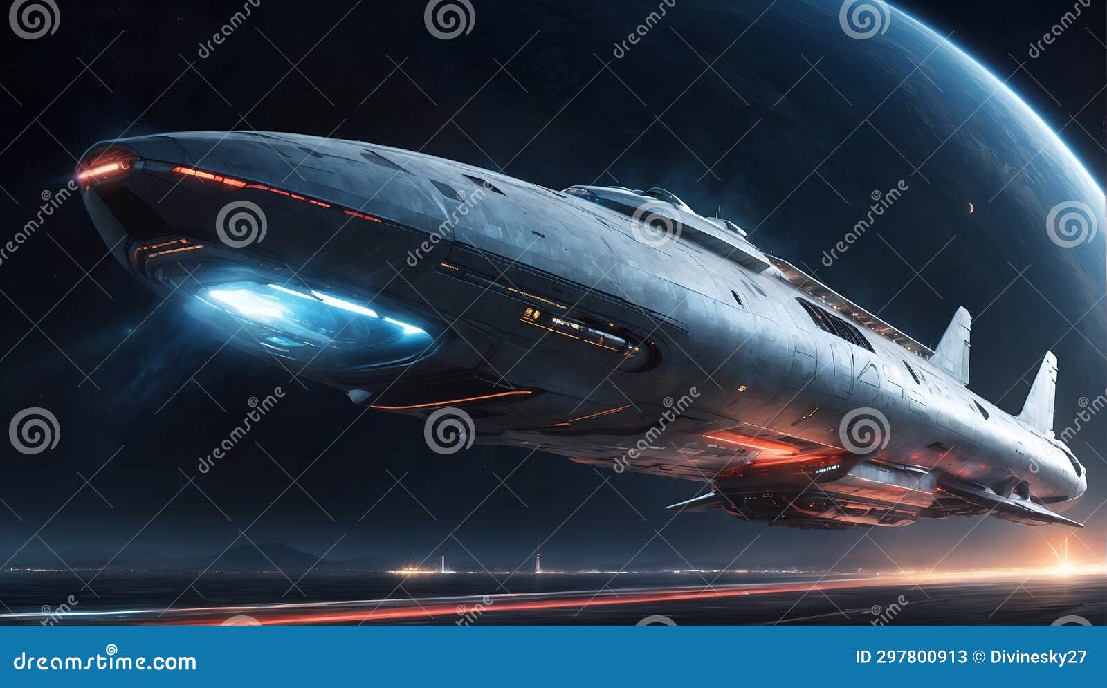 Nebula Serpent Marvel: a Cosmic Symphony in Red. Ai Generated Stock ...