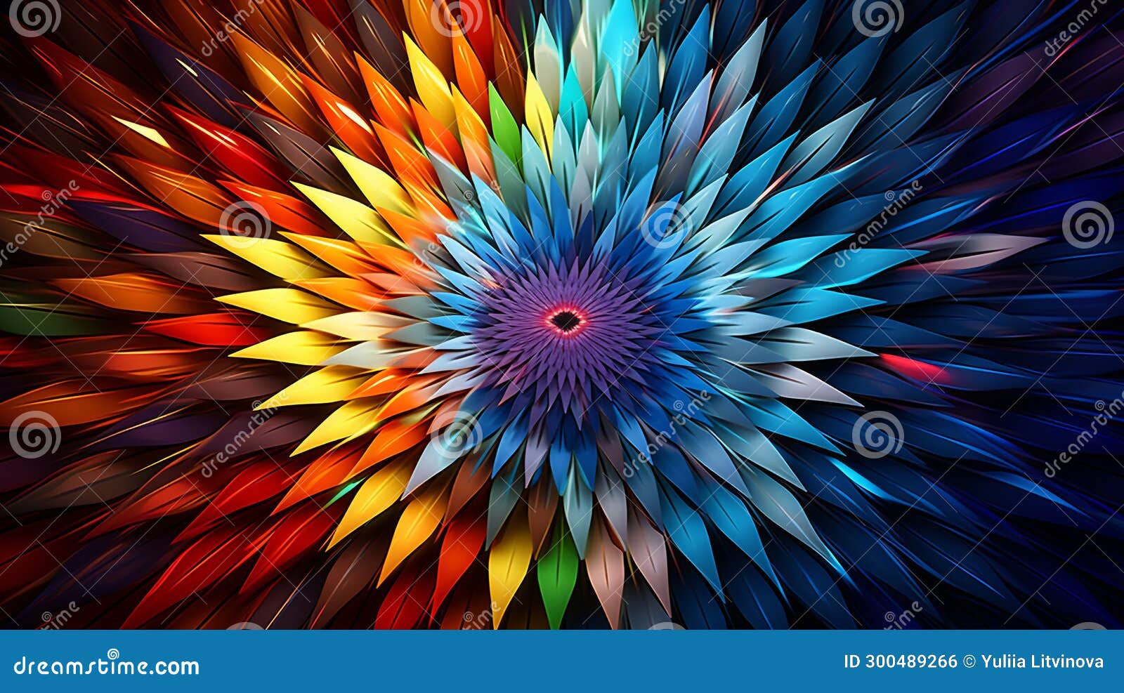 Optical Illusion, Visual Illusion, Bright Patterns with 3D Effect ...