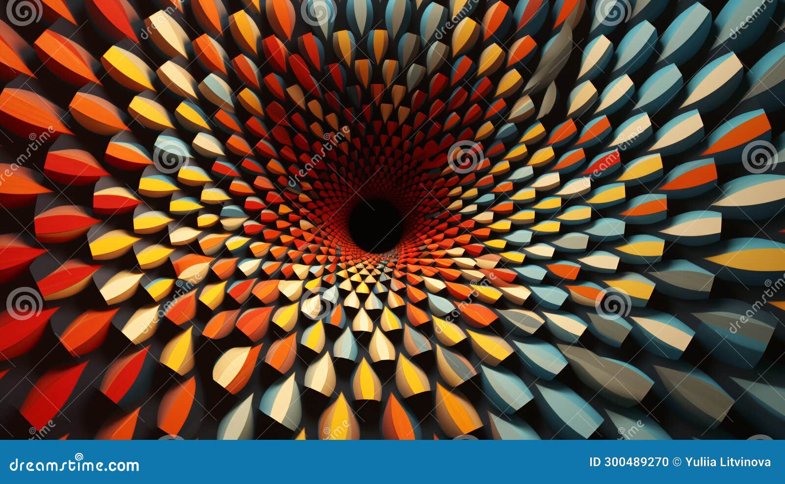 Optical Illusion, Visual Illusion, Bright Patterns with 3D Effect ...