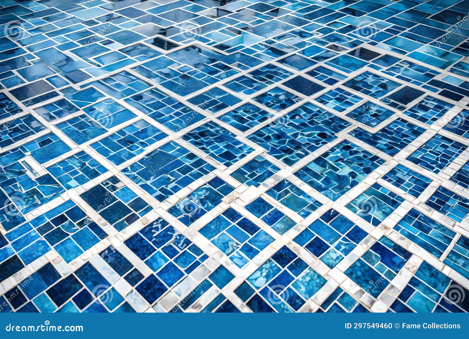 A Top-view Image Showcasing the Beauty of an Idyllic Rectangular ...