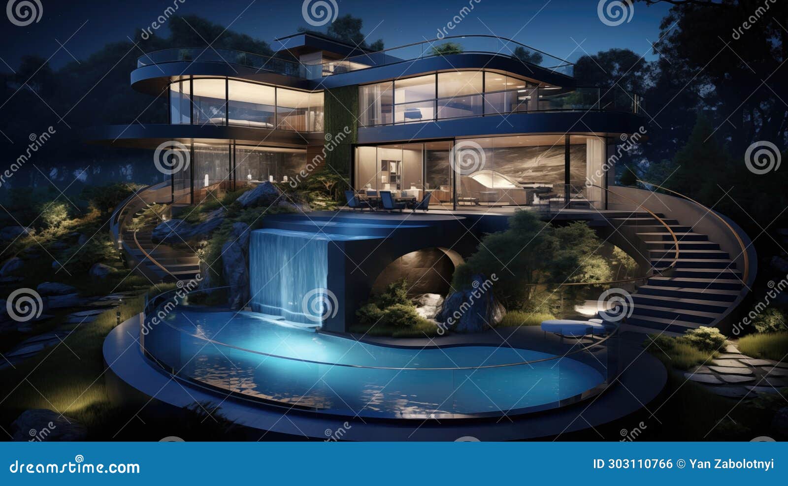 Envisioning the Perfect Dream Home Stock Illustration - Illustration of ...