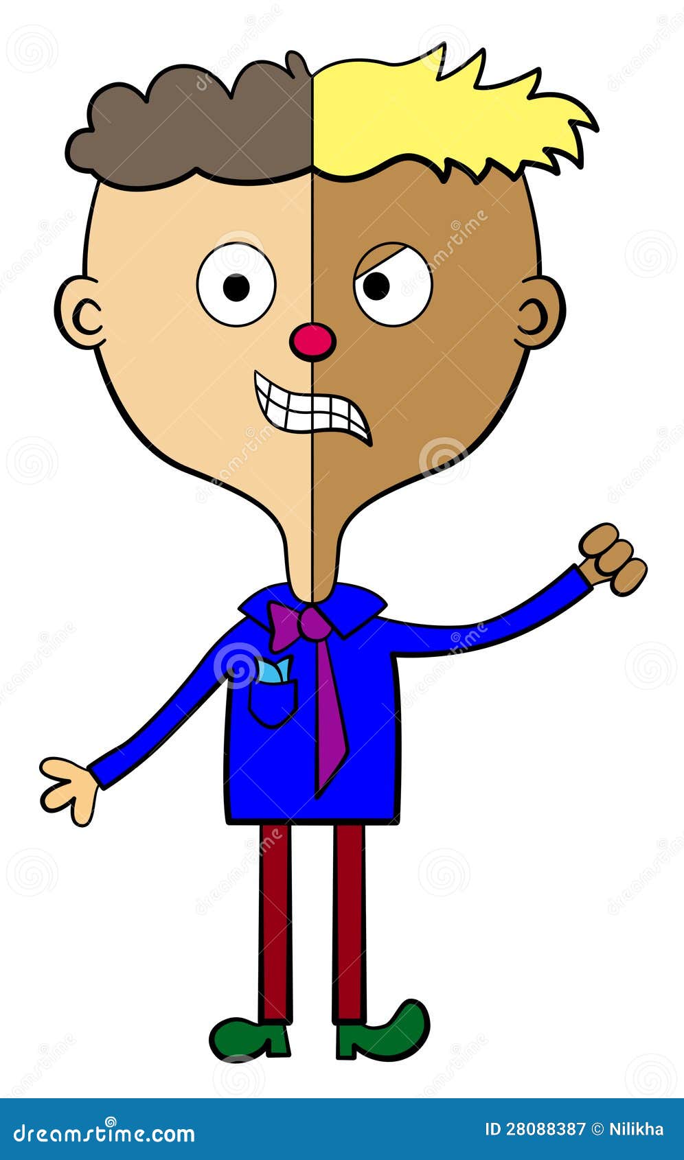 Envy on self stock illustration. Illustration of jealousy - 28088387