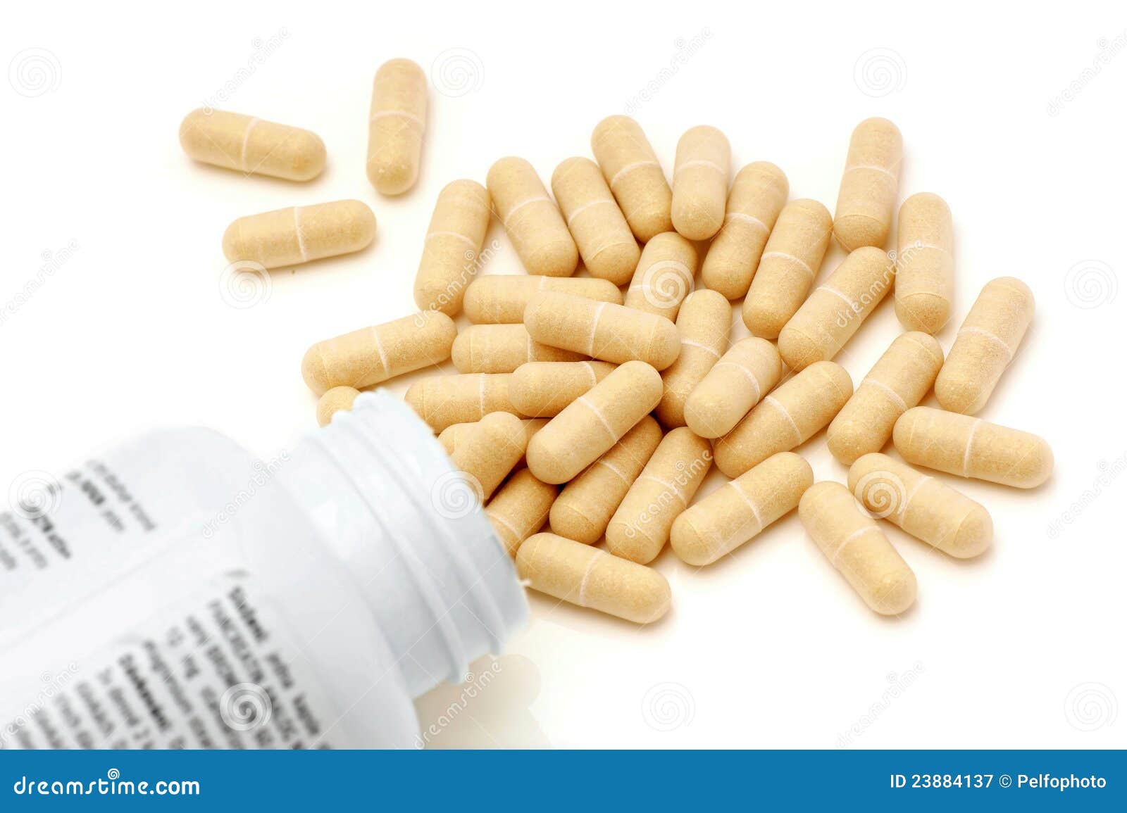 The enzyme capsules. stock image. Image of drug, food - 23884137