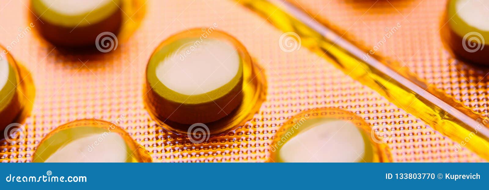 Enzyme Tablets Biologically Active Substances Stock Photo - Image of ...