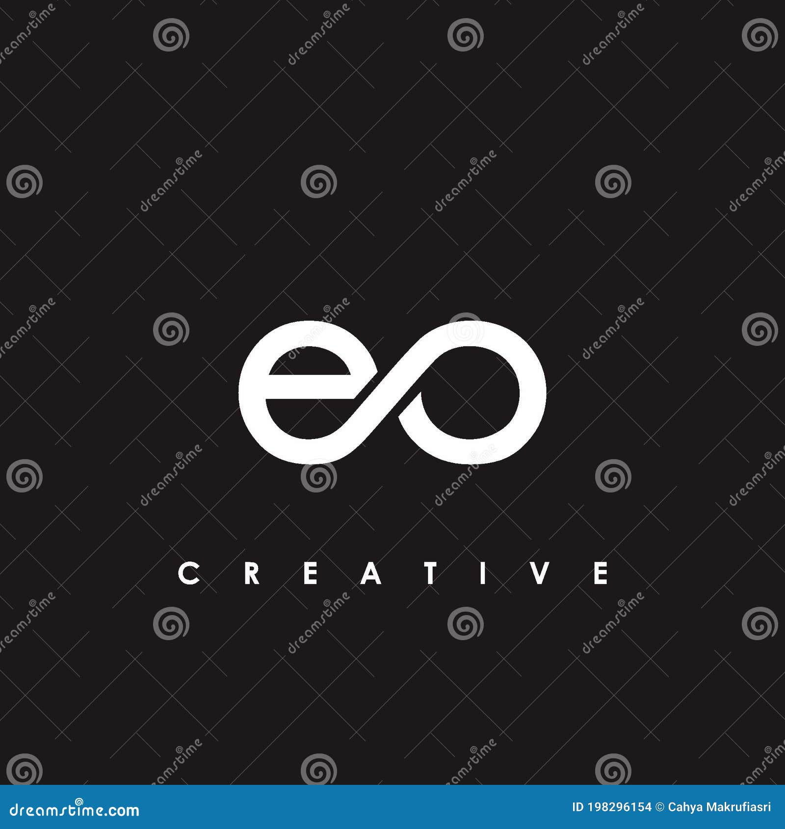 EO Letter Initial Logo Design Template Vector Illustration Stock Vector ...