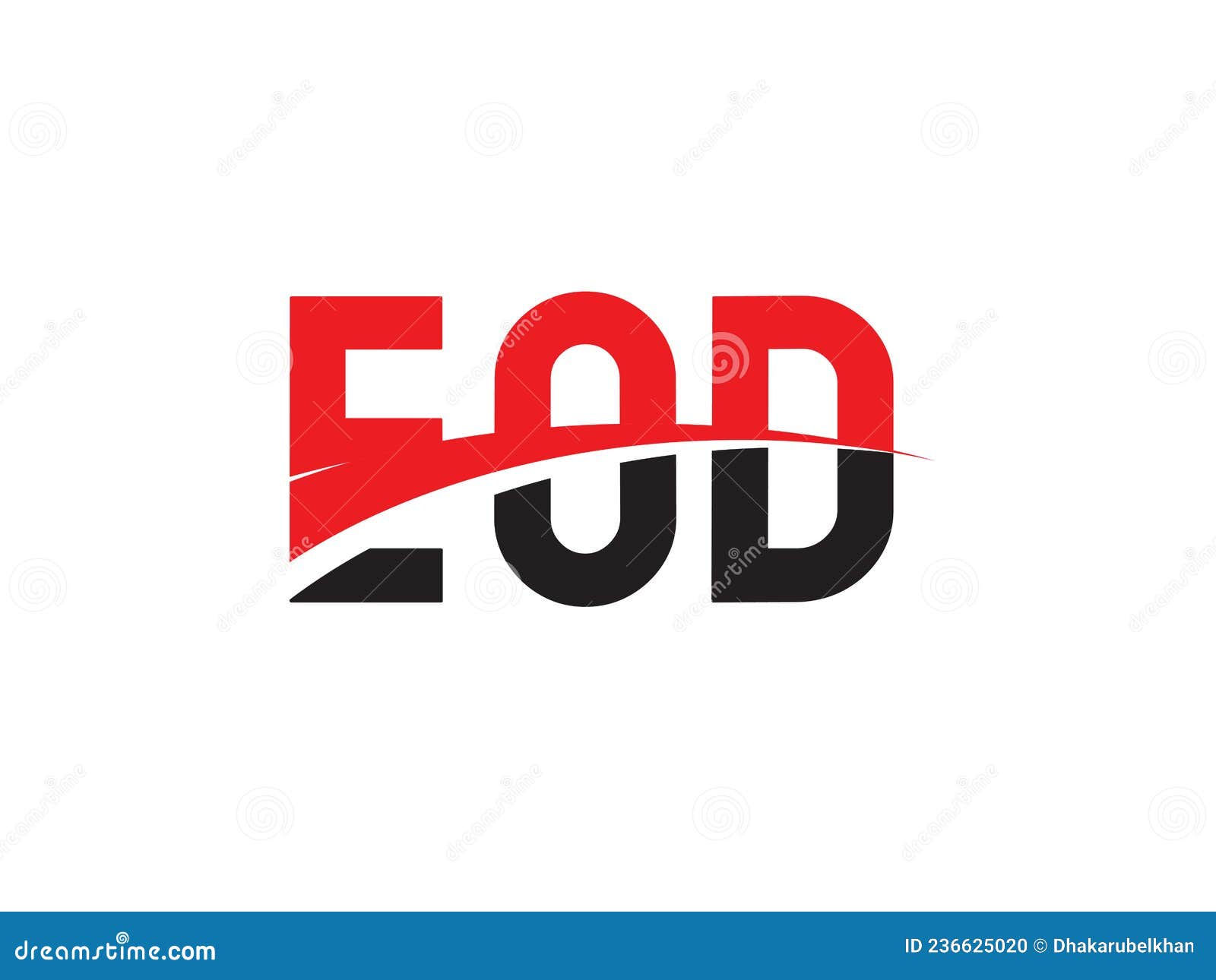EOD Letter Initial Logo Design Vector Illustration Stock Vector ...