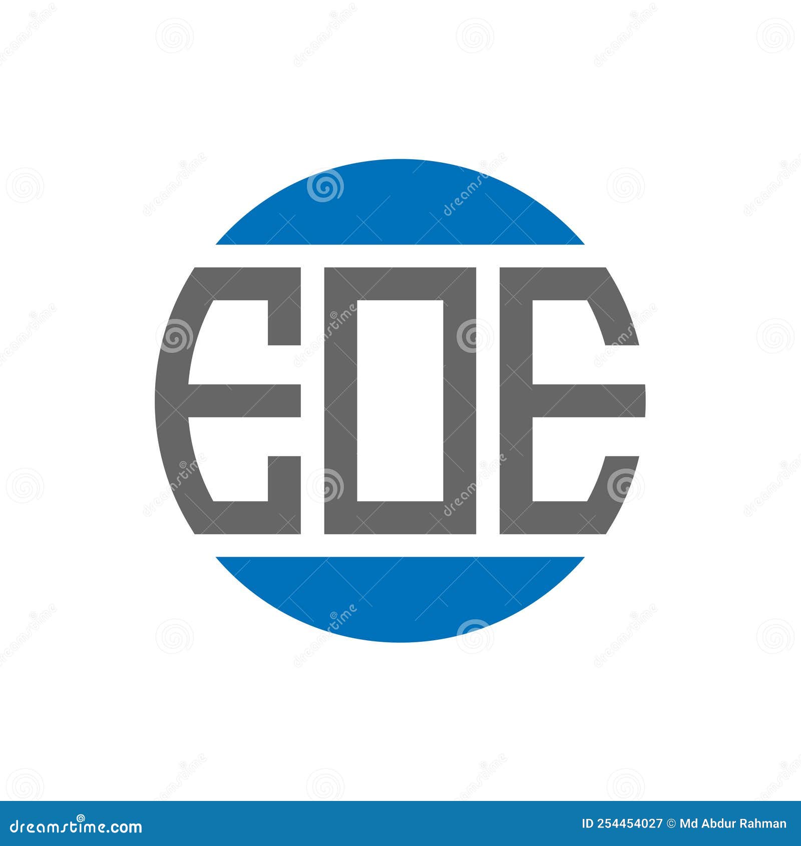 EOE Letter Logo Design on White Background. EOE Creative Initials ...