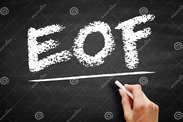 Eof End Of File Is A Condition In A Computer Operating System Where No More Data Can Be Read