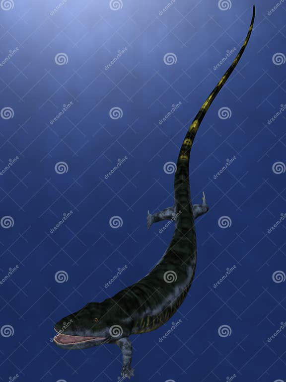 Eogyrinus Attheyi - 3D Dinosaur Stock Illustration - Illustration of ...