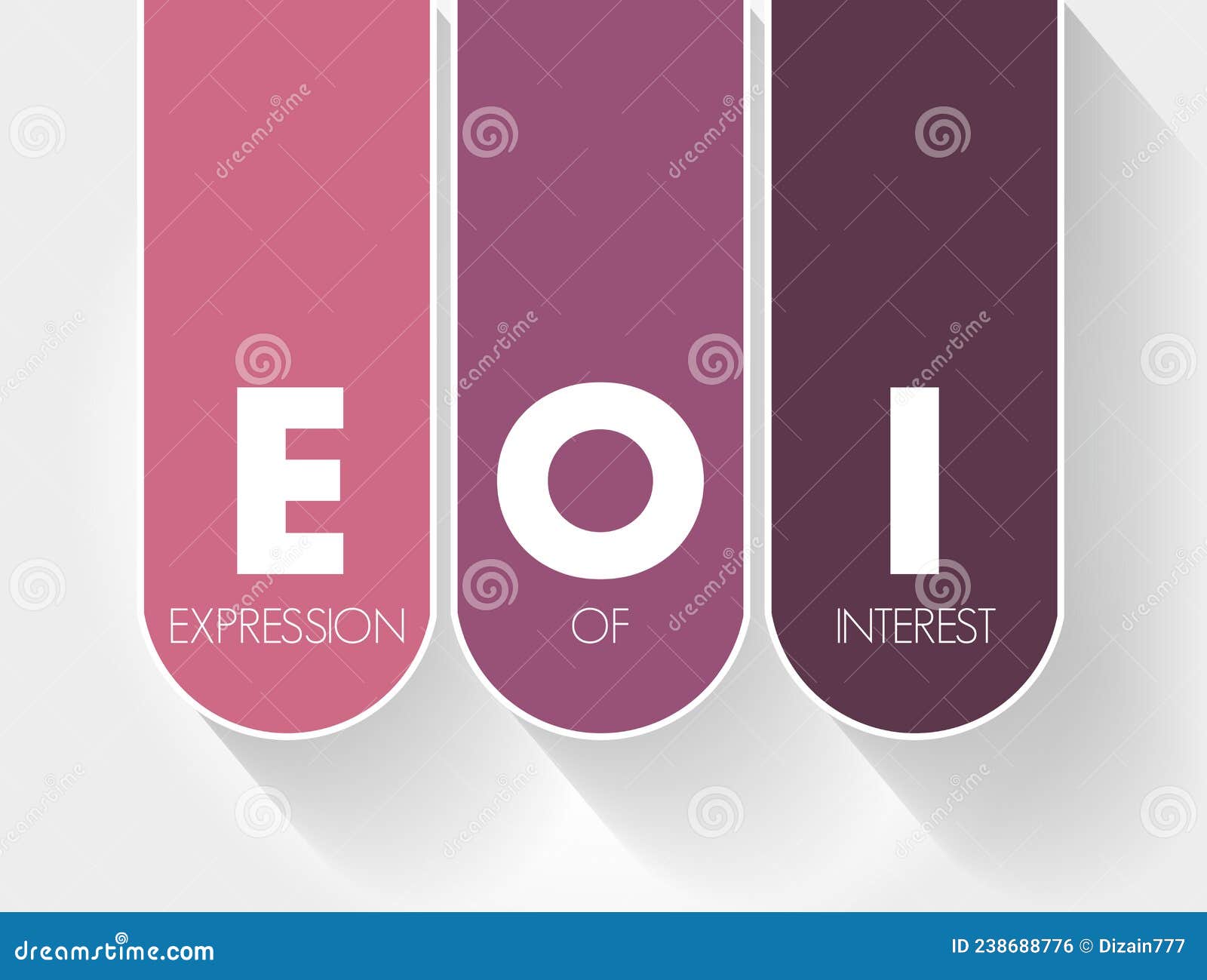 EOI - Expression of Interest Acronym, Business Concept Background Stock ...