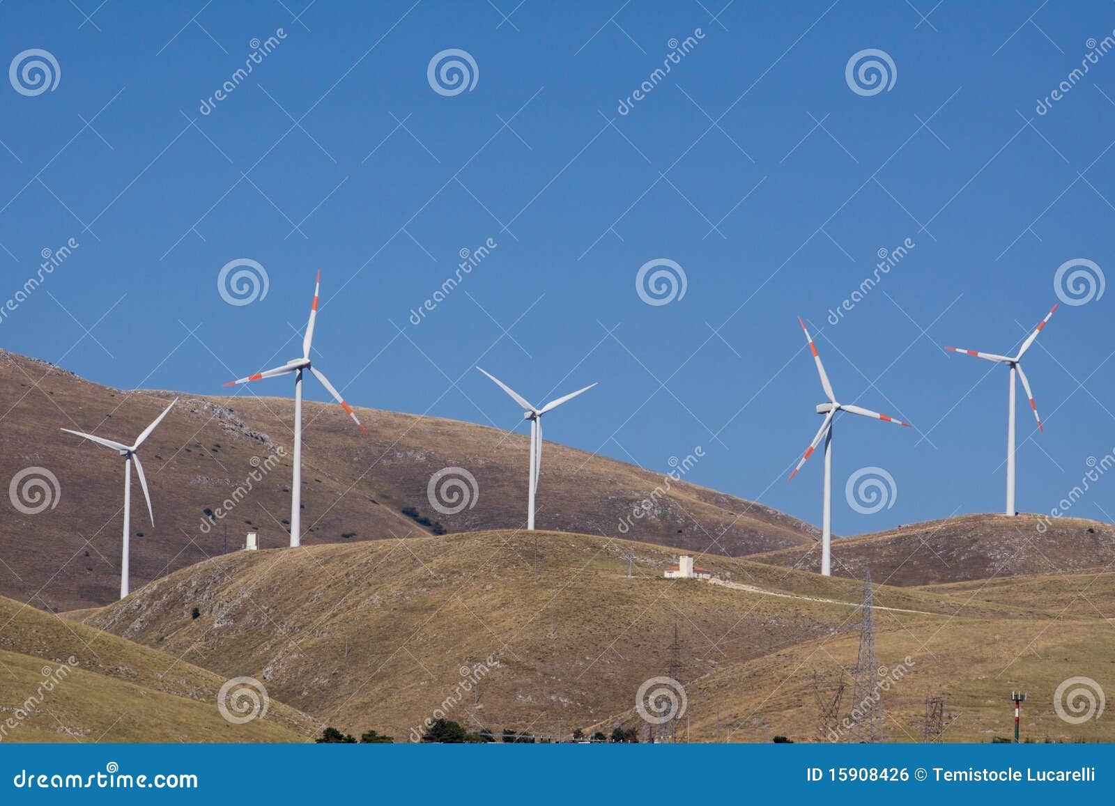 Eolic energy stock photo. Image of energy, blue, rotation - 15908426