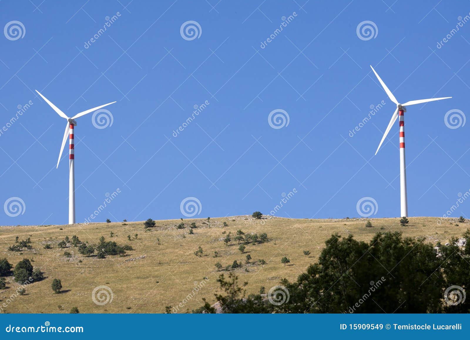 Eolic energy stock image. Image of generator, mill, propeller - 15909549