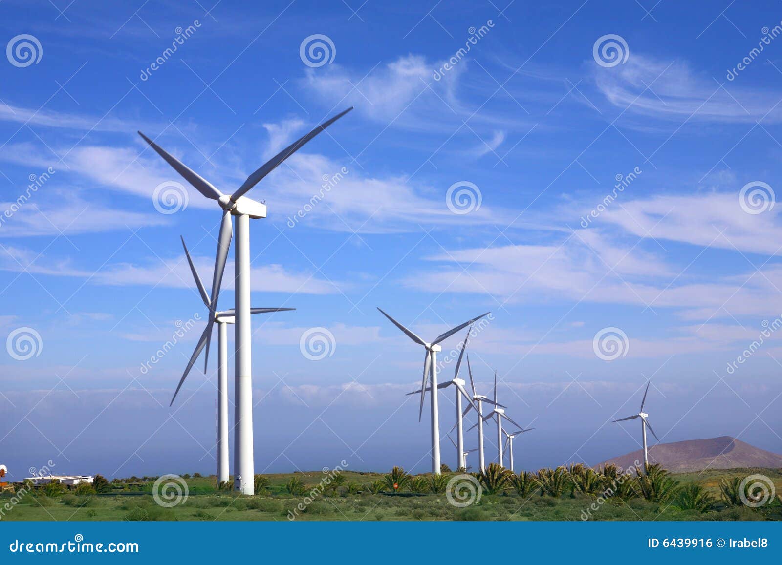 Eolic - wind turbine stock photo. Image of development - 6439916