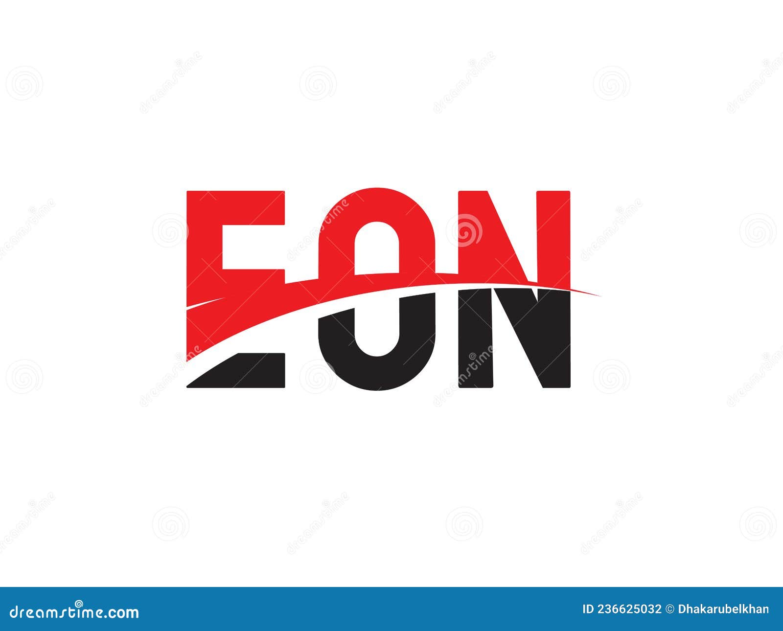 EON Letter Initial Logo Design Vector Illustration Stock Vector ...