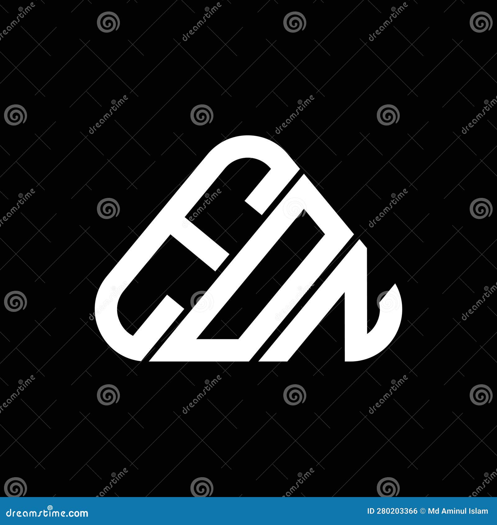 EON Letter Logo Creative Design with Vector Graphic, EONd Stock Vector ...