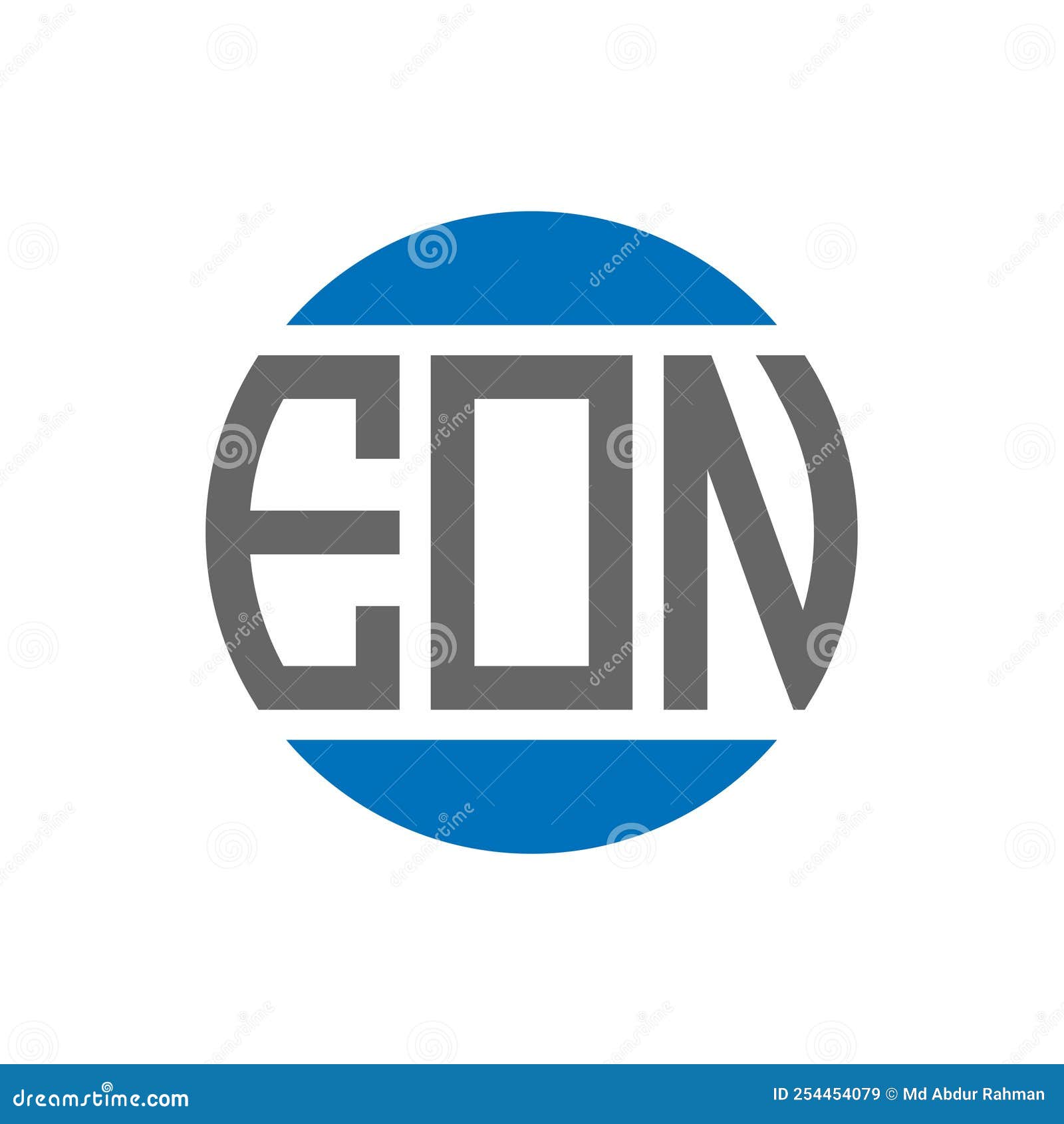 EON Letter Logo Design on White Background. EON Creative Initials ...