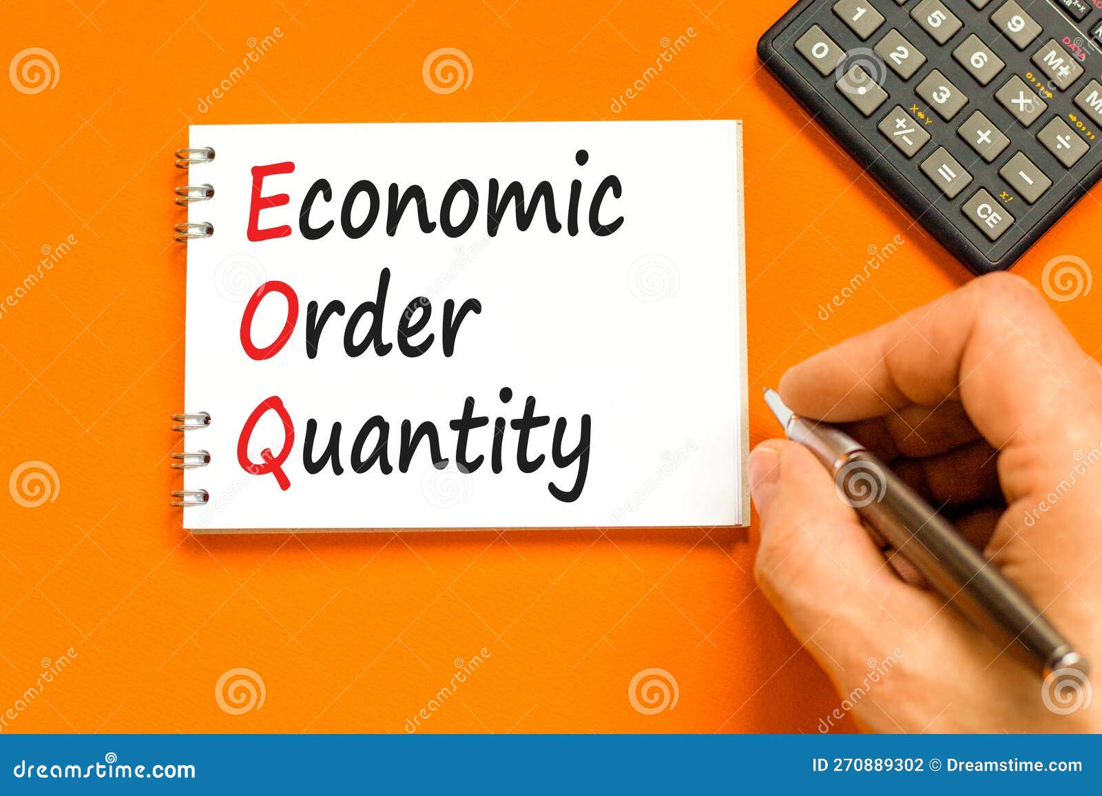 EOQ Economic Order Quantity Symbol. Concept Words EOQ Economic Order ...