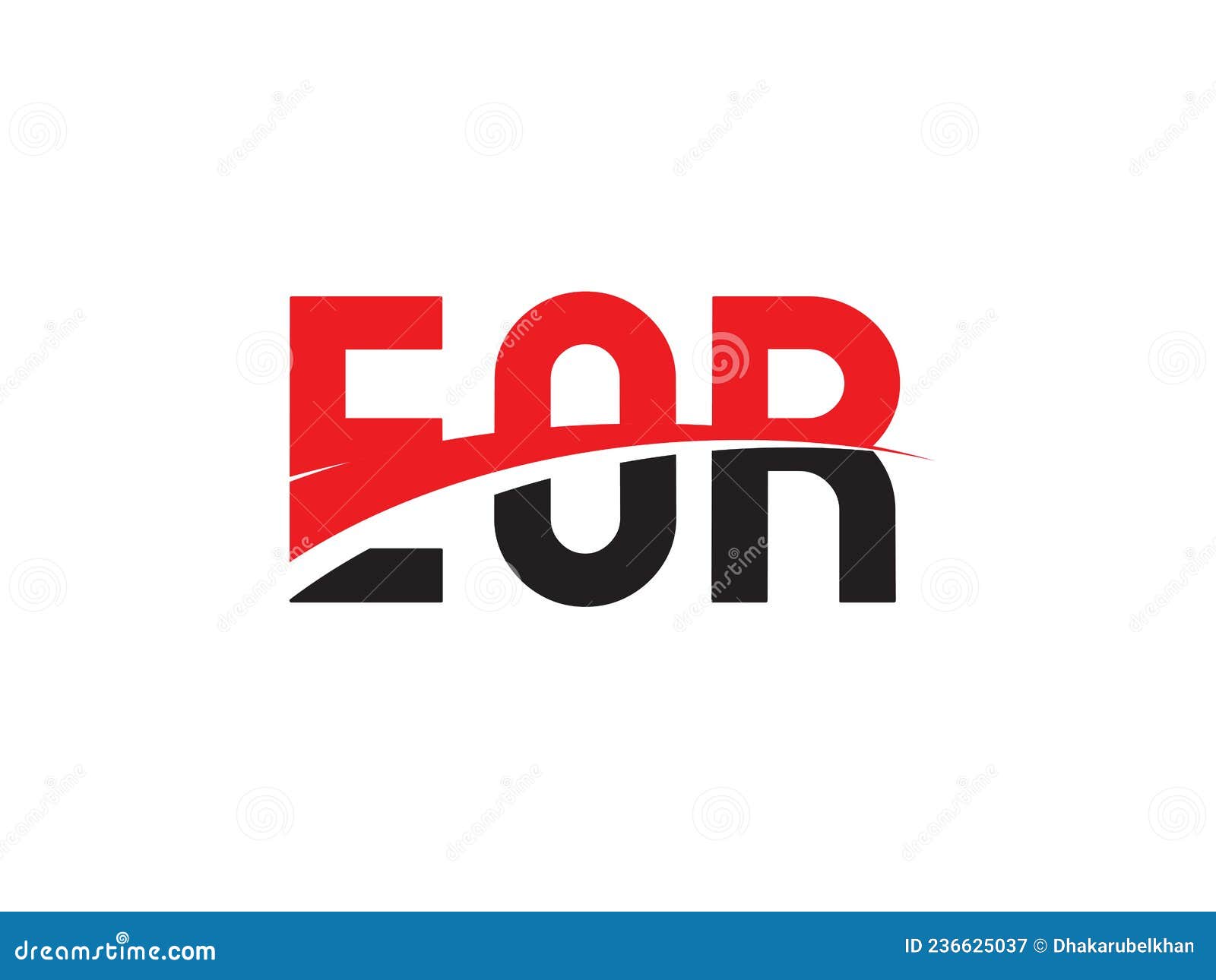 EOR Letter Initial Logo Design Vector Illustration Stock Vector ...