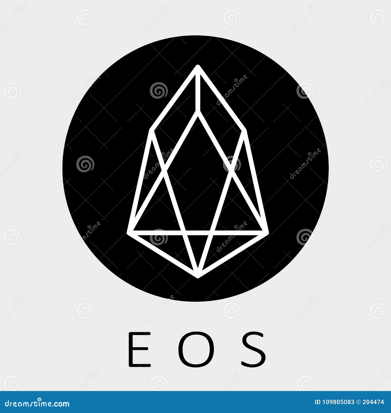 EOS Decentralized Blockchain Applications On WebAssembly Vector Black ...