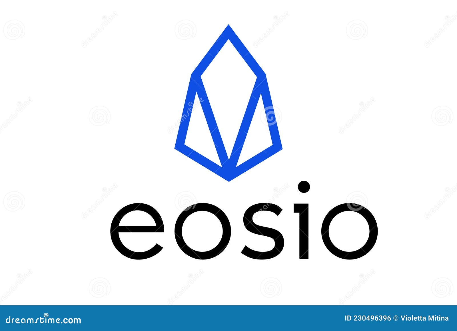 EOSIO Logos Vector Logo Text Icon Author S Development Editorial Photo ...