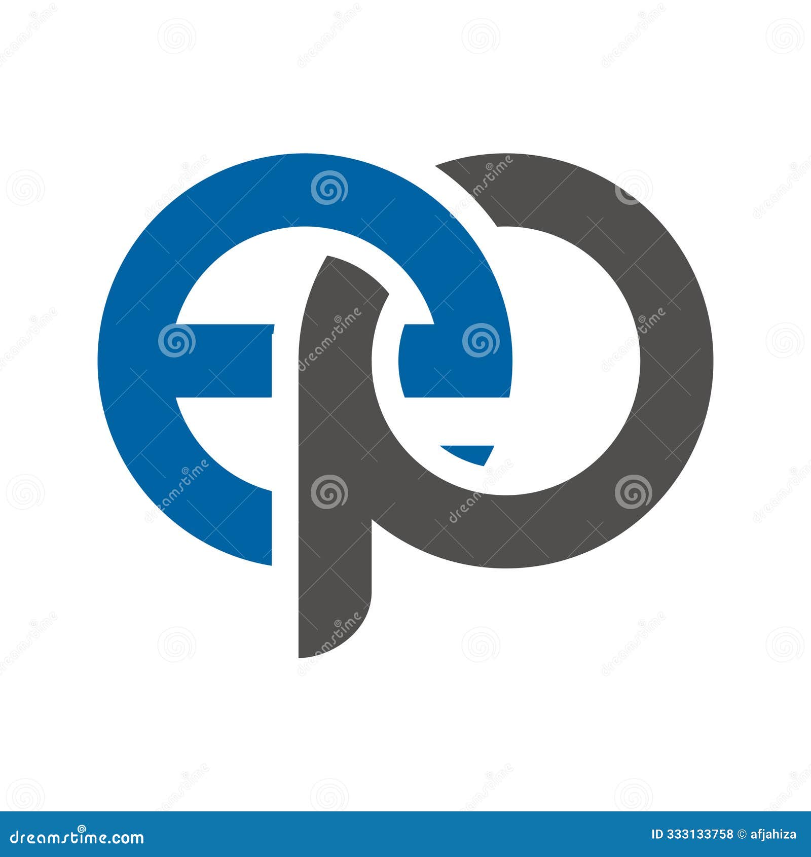 Ep Letter Link Logo Template Stock Illustration - Illustration of organ ...