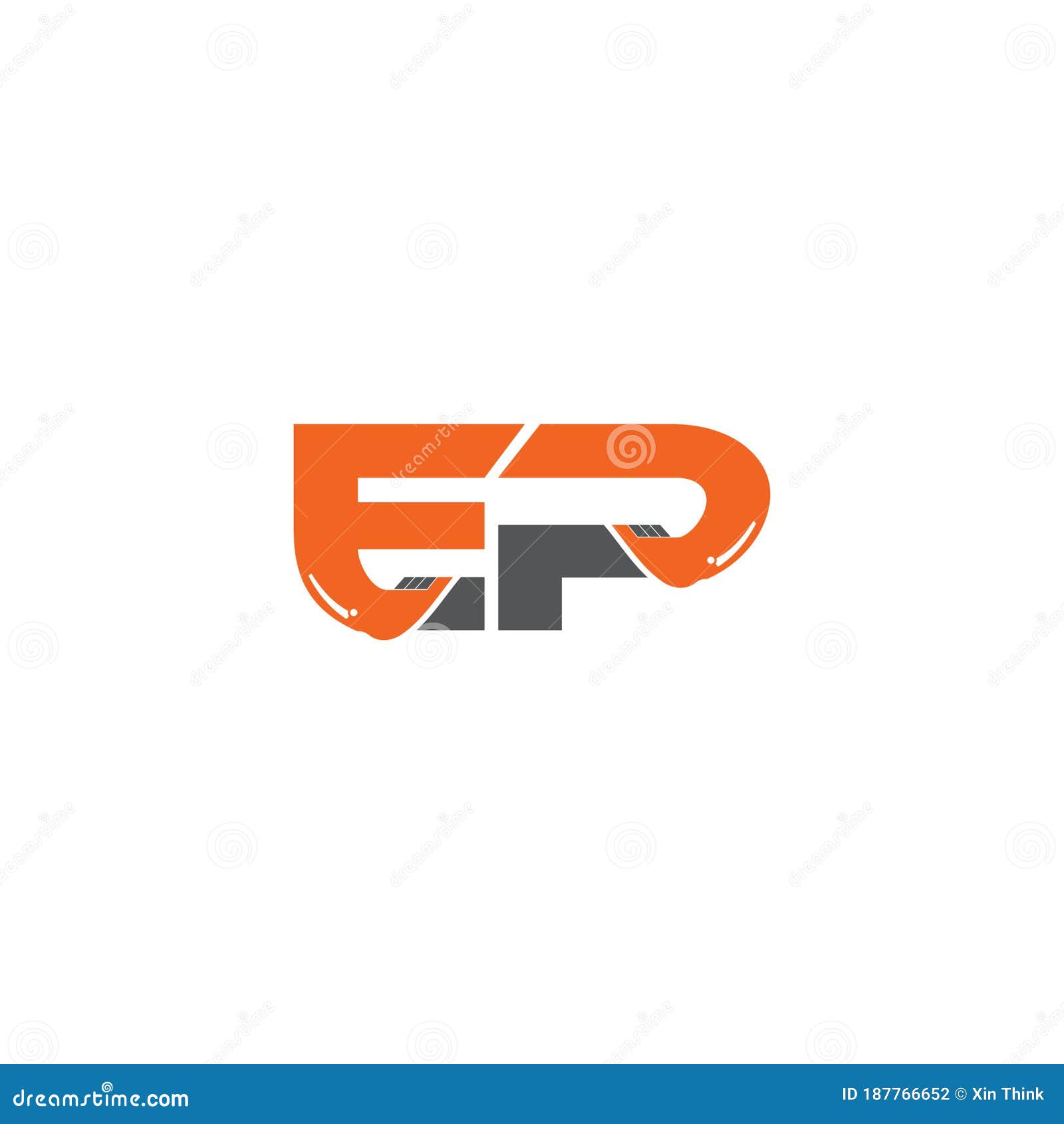 EP Letter Logo Icon Design Template Elements Stock Vector ...