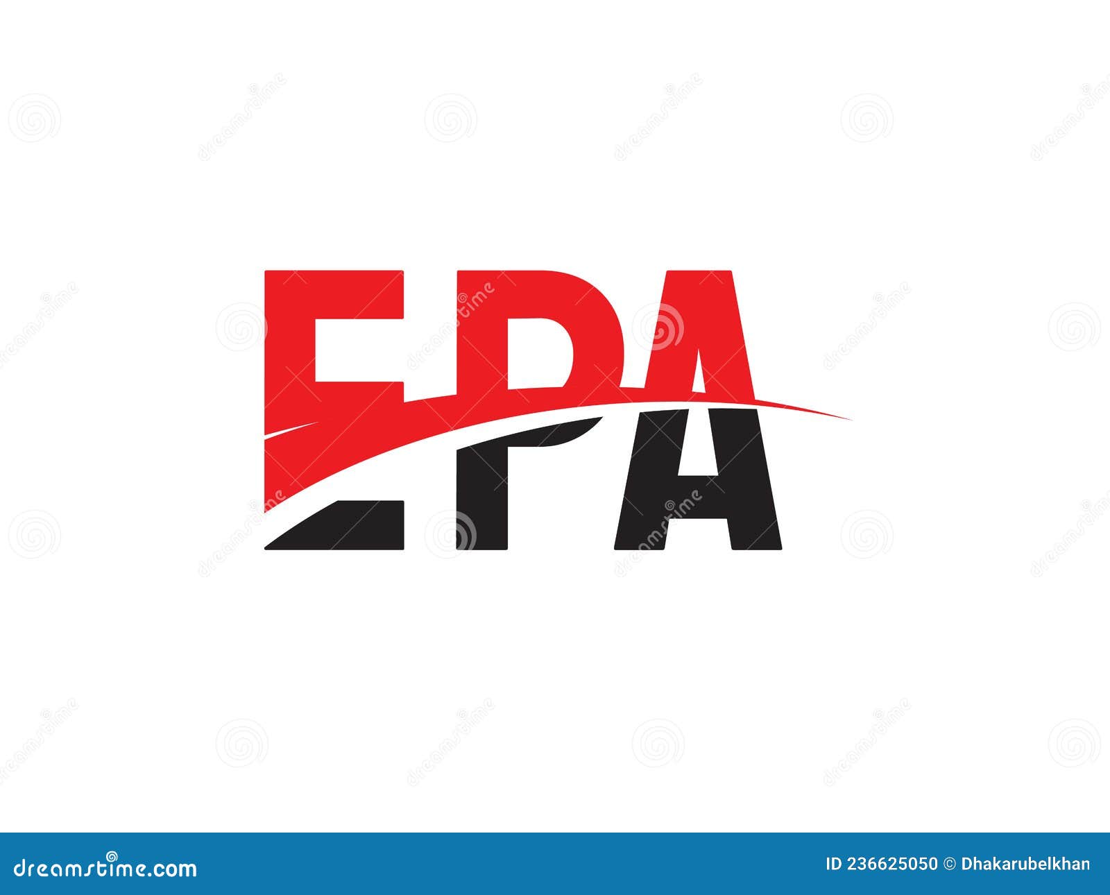 EPA Letter Initial Logo Design Vector Illustration Stock Vector ...