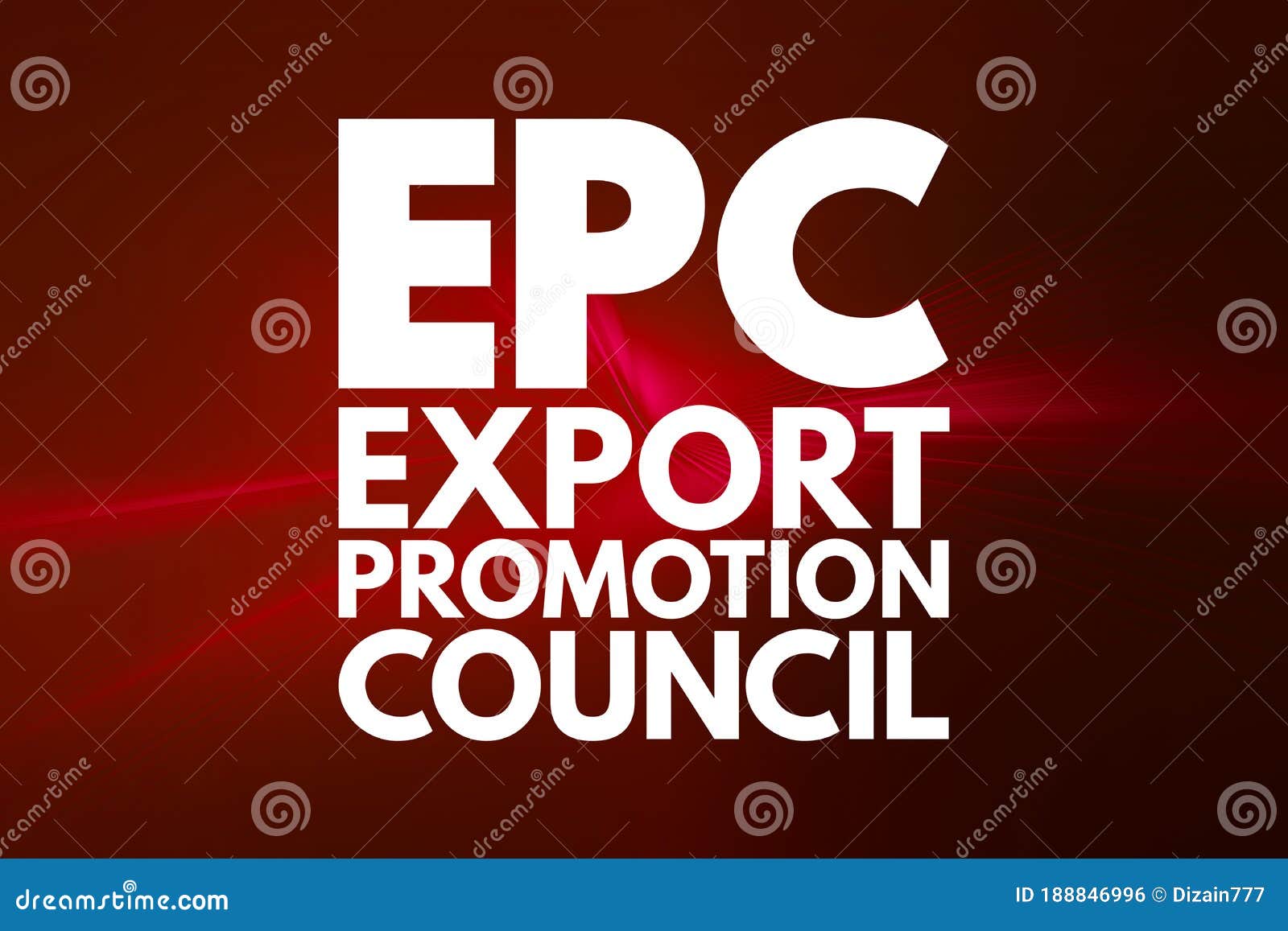 EPC - Export Promotion Council Acronym, Business Concept Background ...
