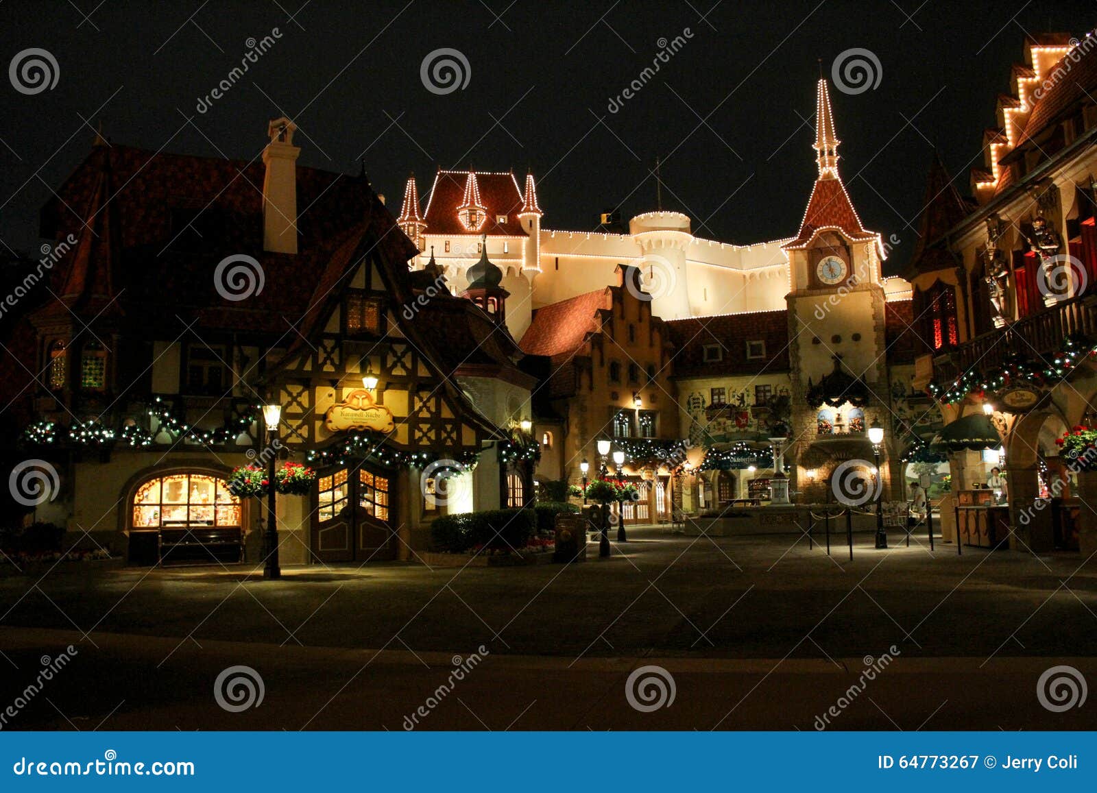 Epcot: Germany editorial photography. Image of trees - 64773267