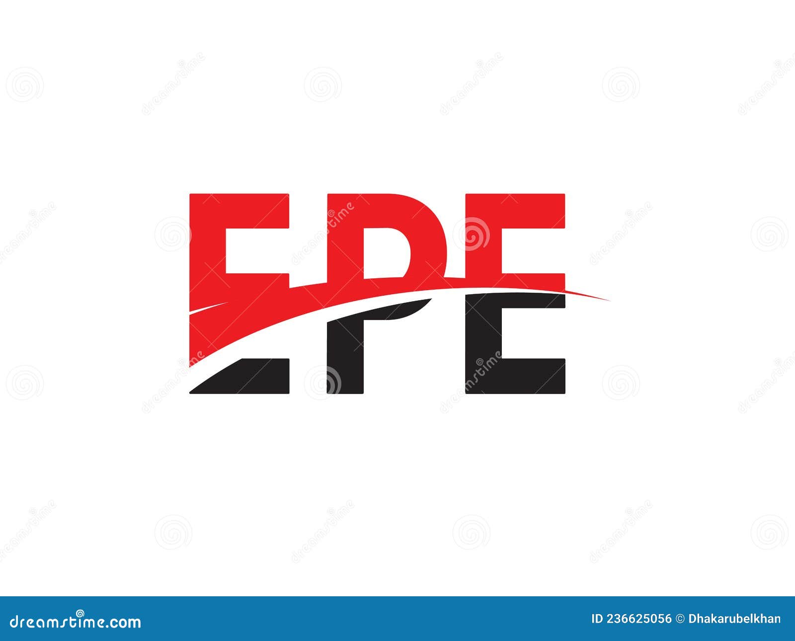 EPE Letter Initial Logo Design Vector Illustration Stock Vector ...