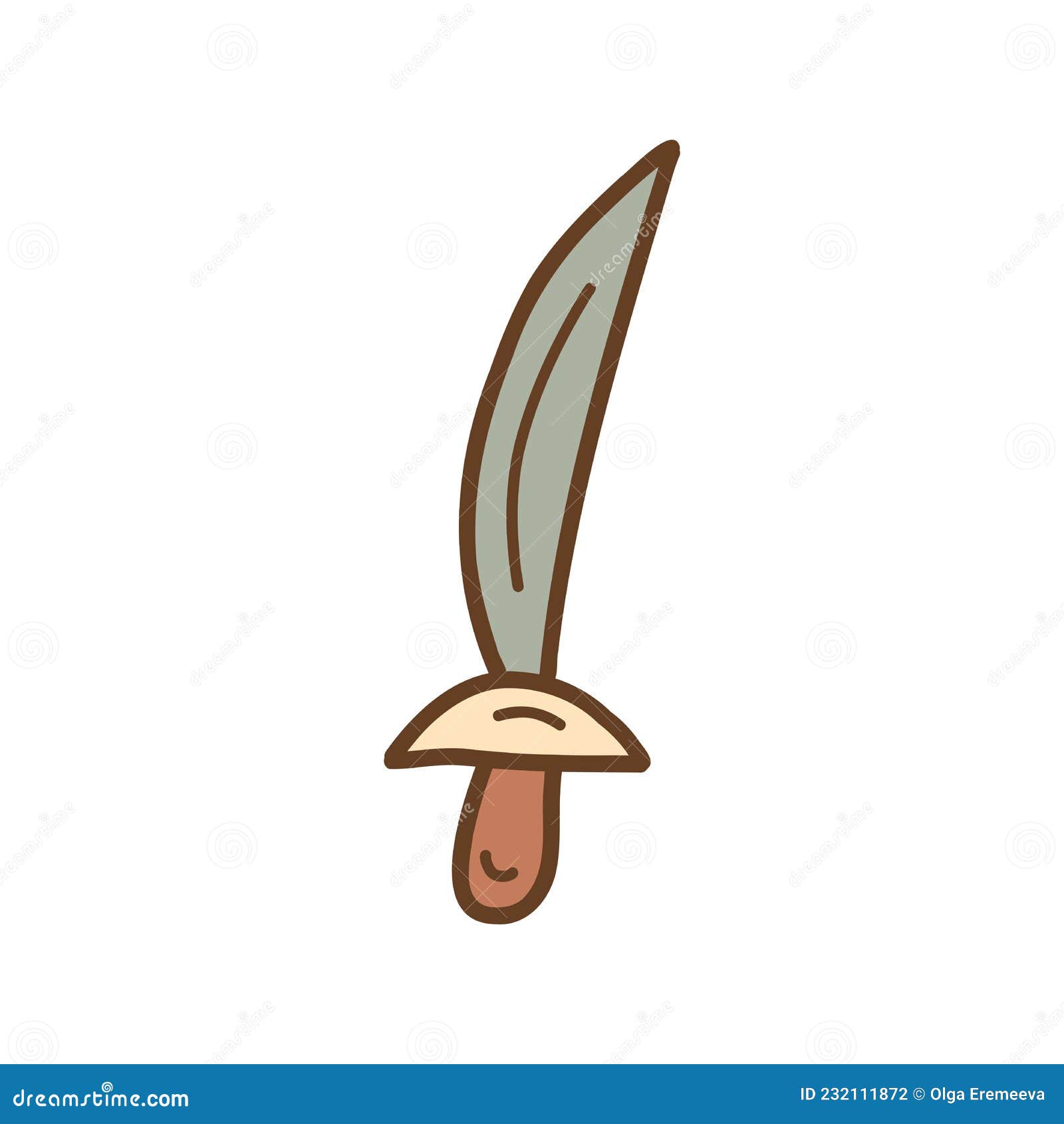 Epee or Saber. Vintage Old Sharp Tool. Vector Stock Vector ...