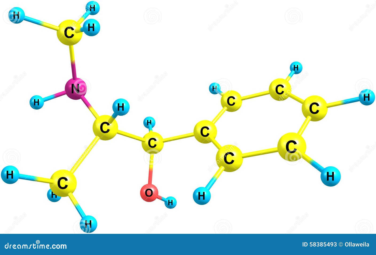Ephedrine Molecule. Conceptual Molecular Model. Chemical 3d Rendering ... Ephedrine Molecule. Conceptual Molecular Model. Chemical 3d Rendering ...