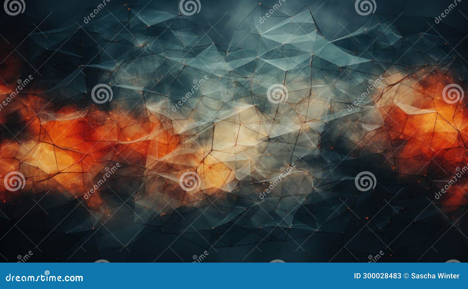 Ephemeral Mesh: Eroded Transparent Grid Stock Image - Image of ghostly ...