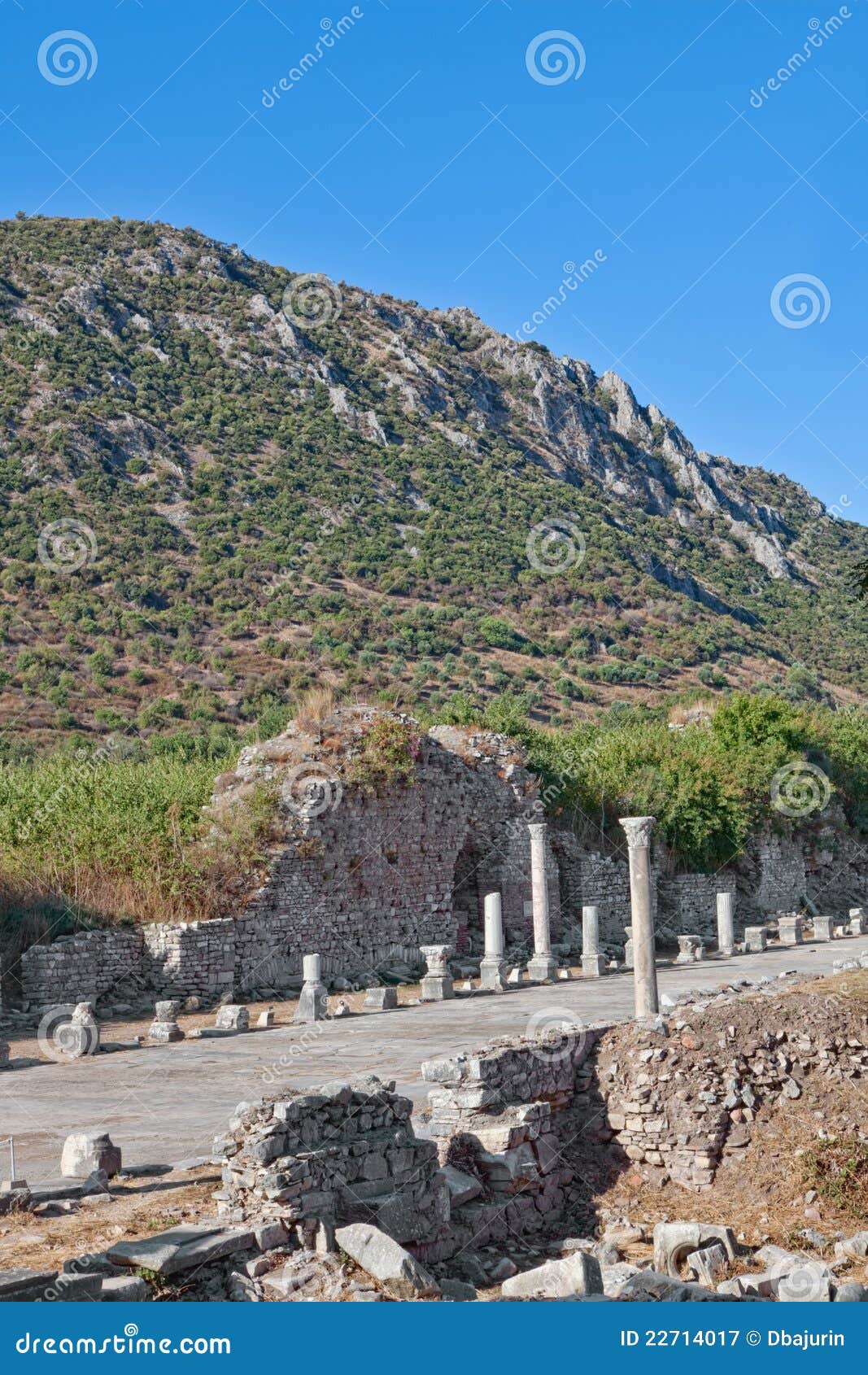 Ephesus stock image. Image of street, landmark, roman - 22714017