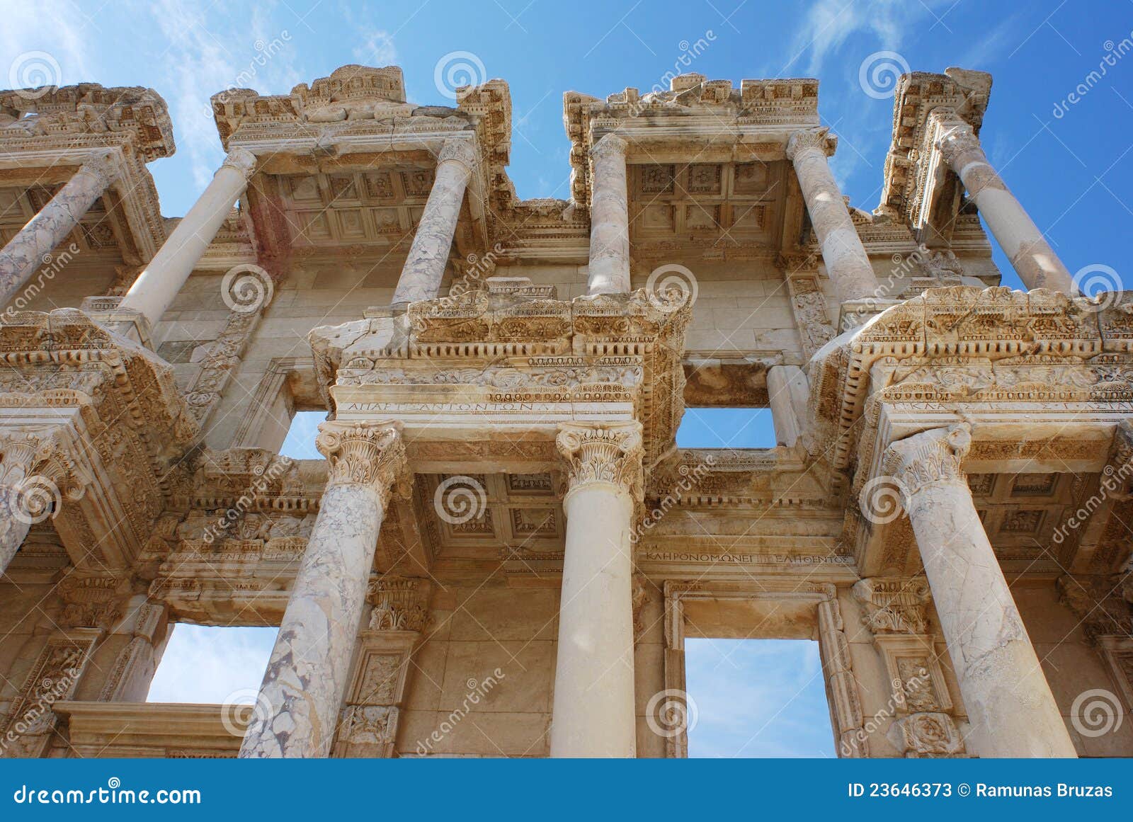 Ephesus Library stock image. Image of architecture, destination - 23646373
